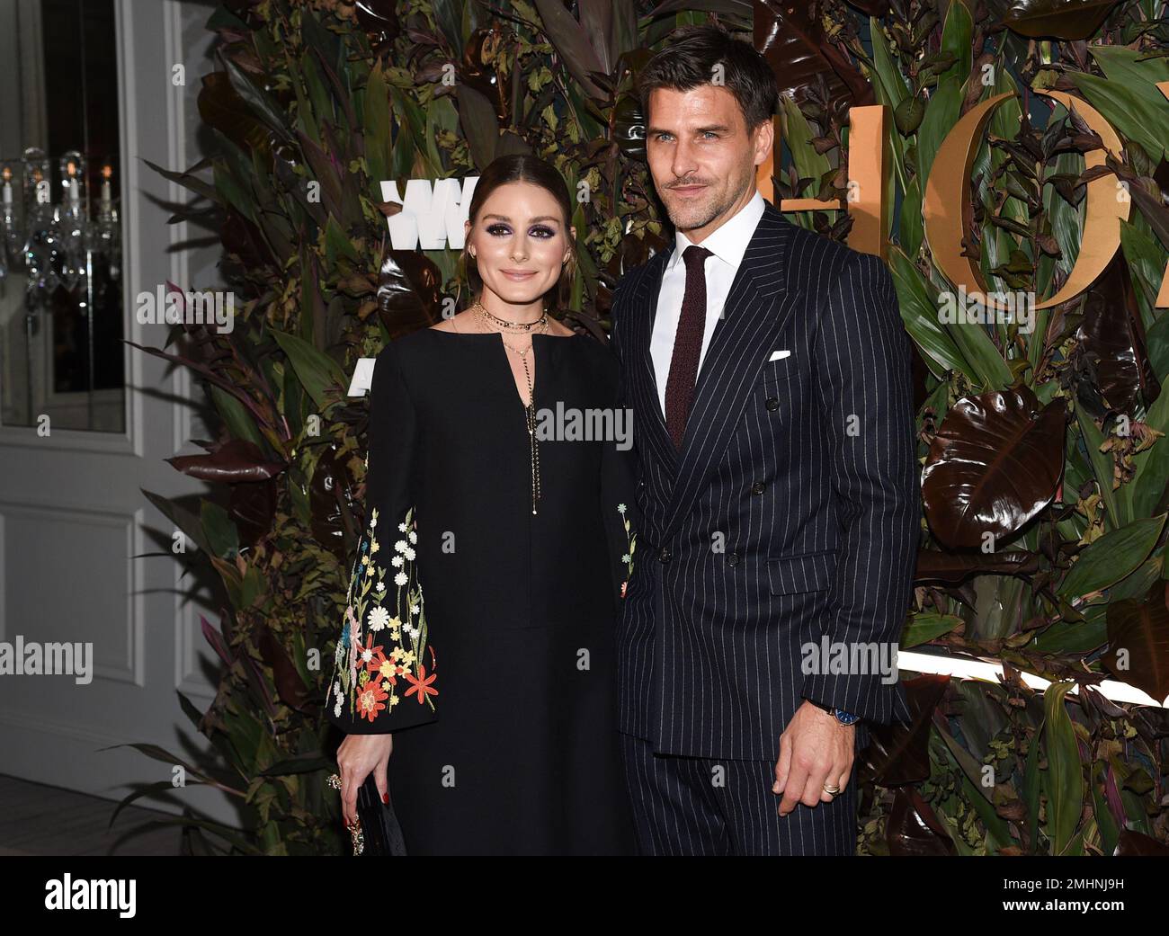 Olivia Palermo and husband Johannes Huebl attend the fourth annual ...