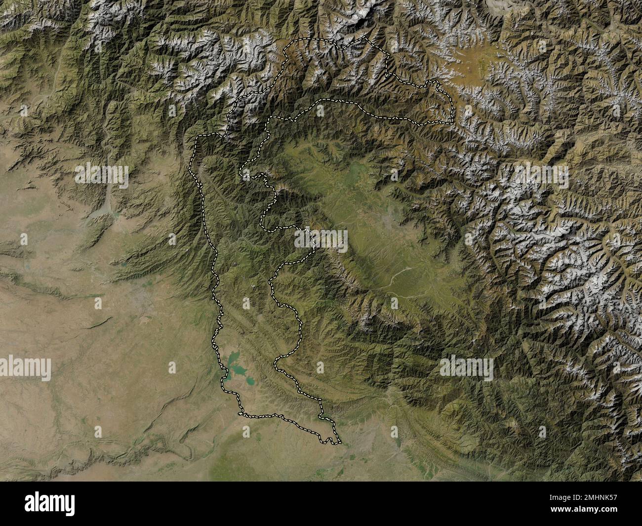 Map satellite geography pakistan hi-res stock photography and images ...