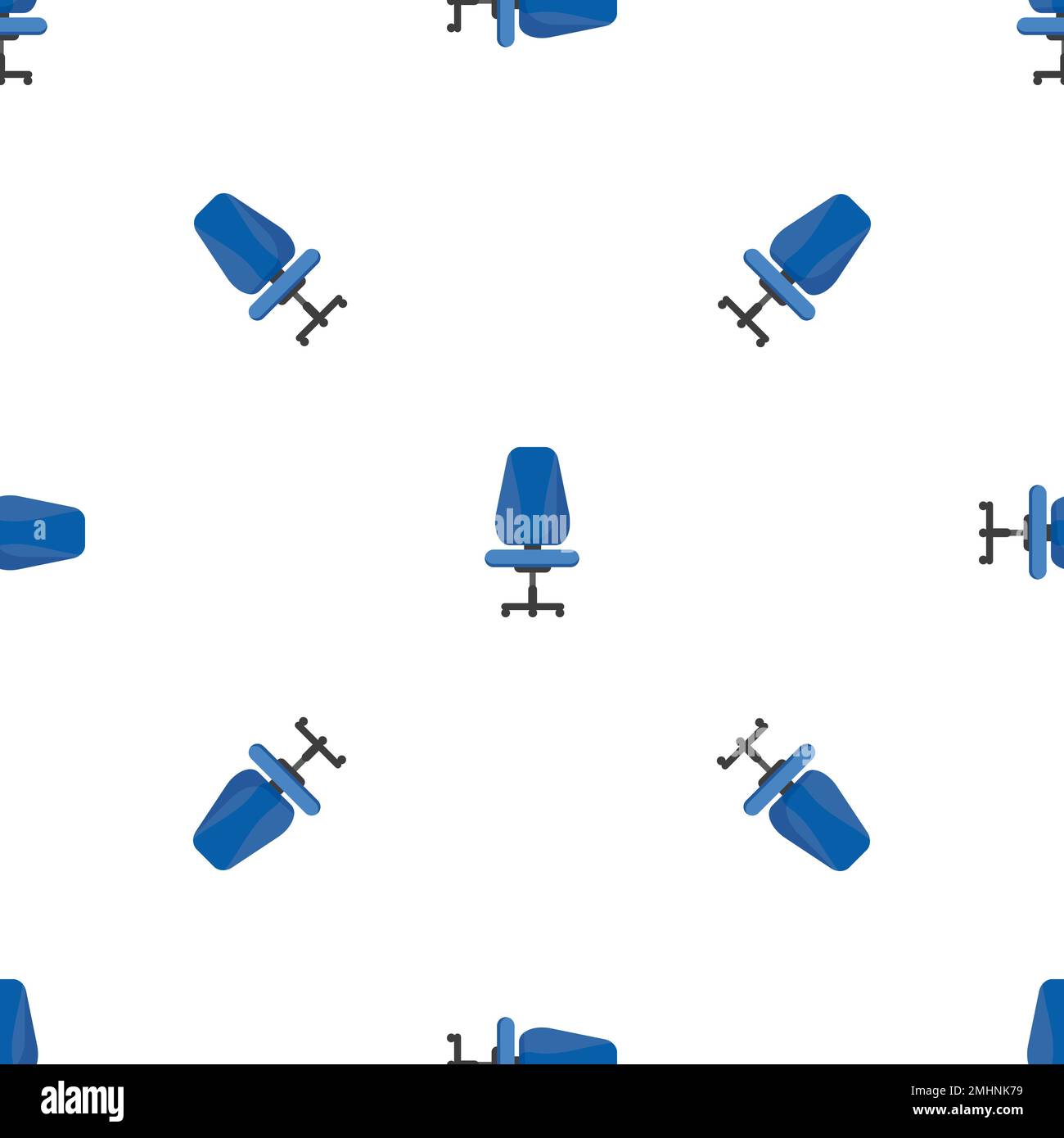 Black leather chair rear view Stock Vector Images - Alamy