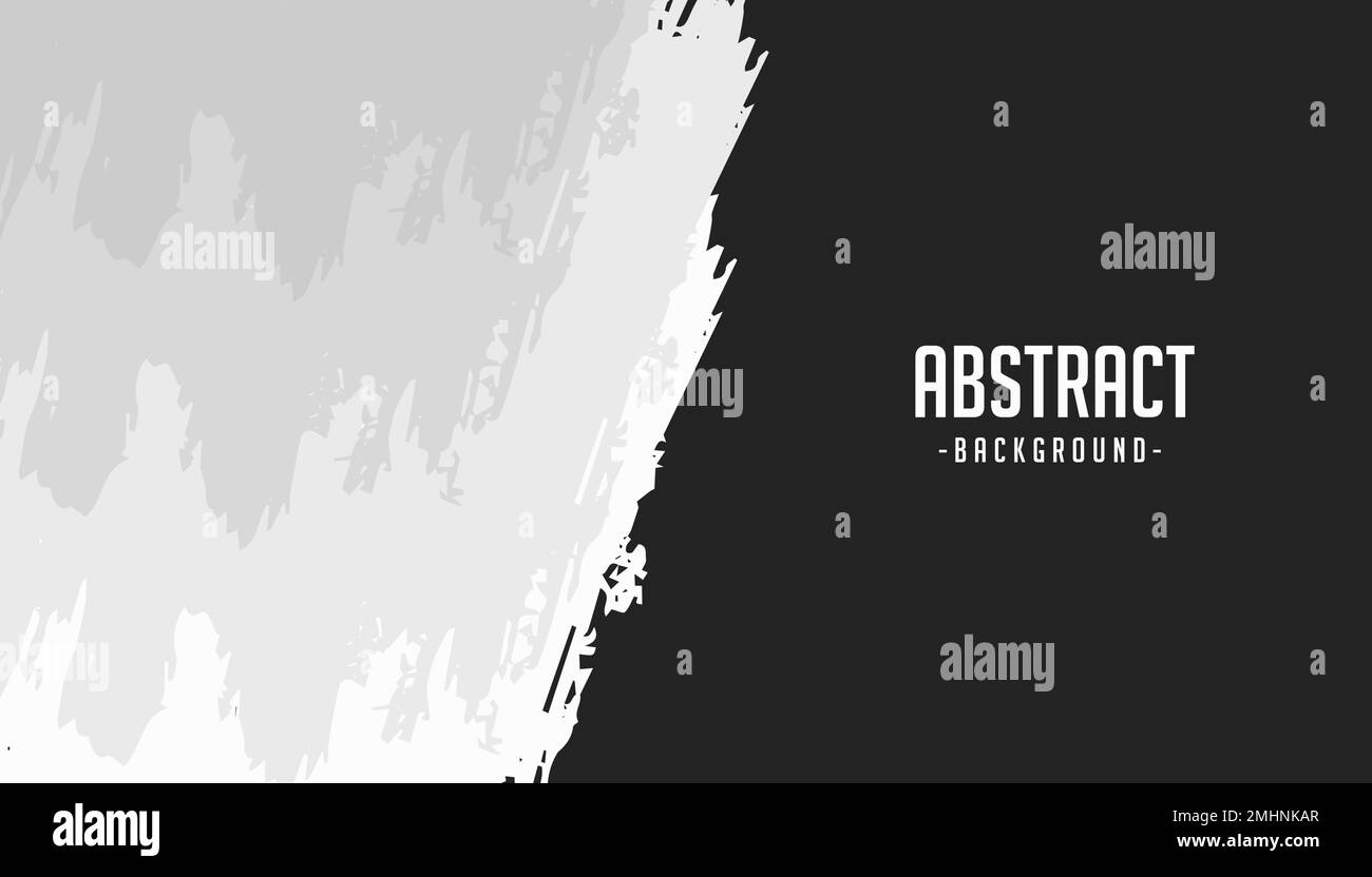 Abstract black and white brush background. Eps10 vector Stock Vector ...