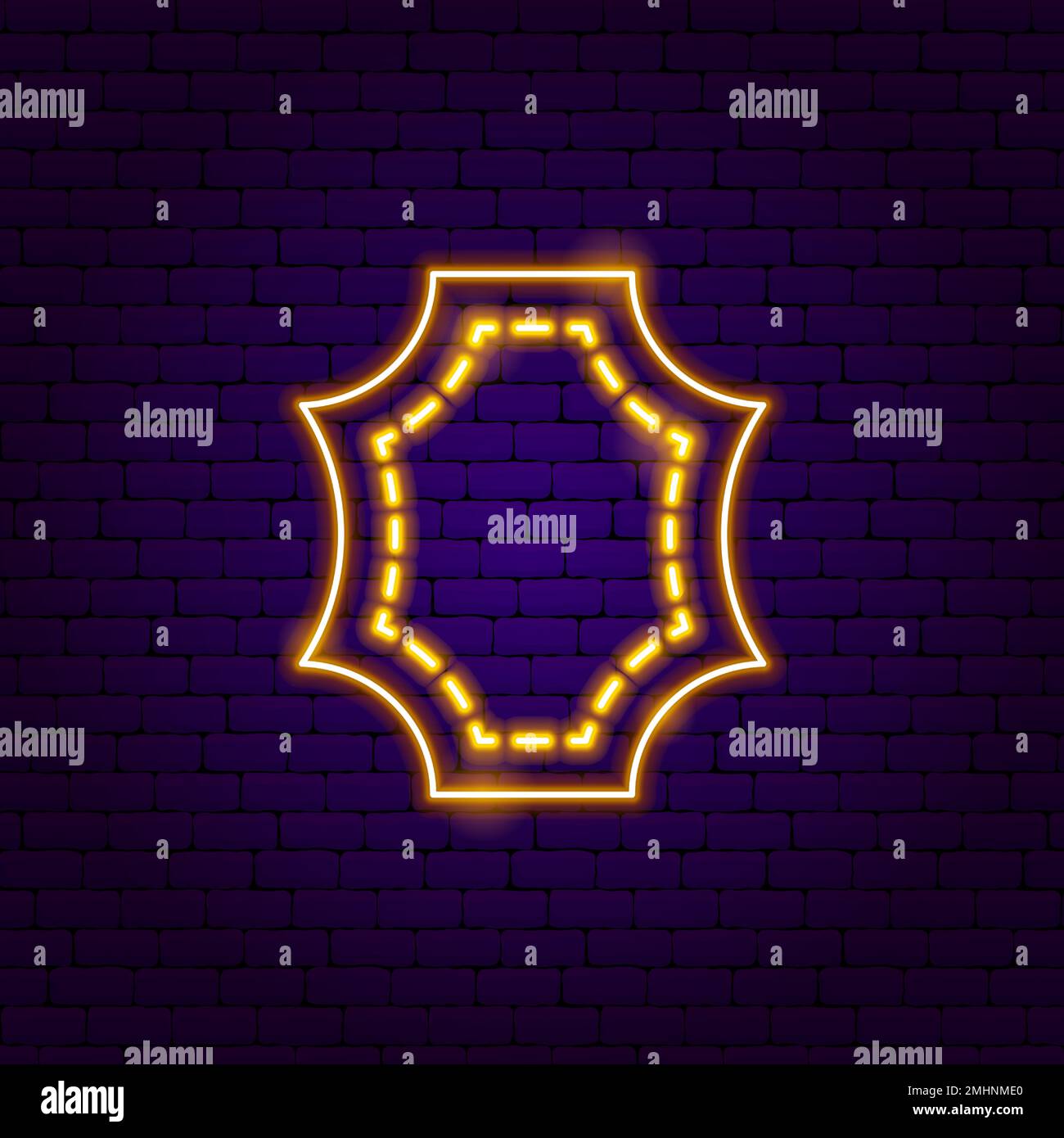 Neon shield icon Stock Vector Images - Alamy