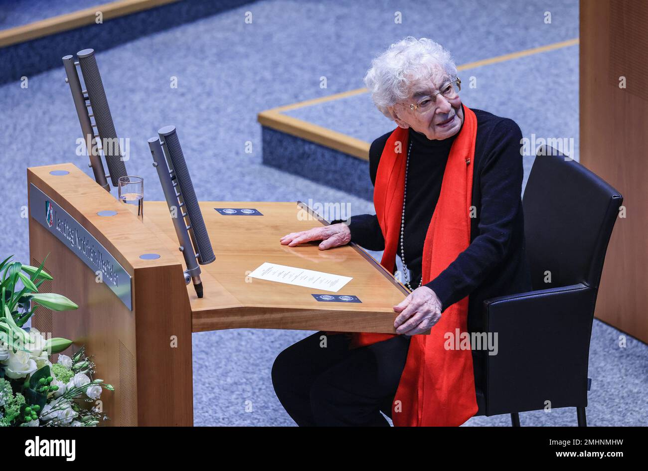 Duesseldorf, Germany. 27th Jan, 2023. Ruth Weiss, journalist and writer ...