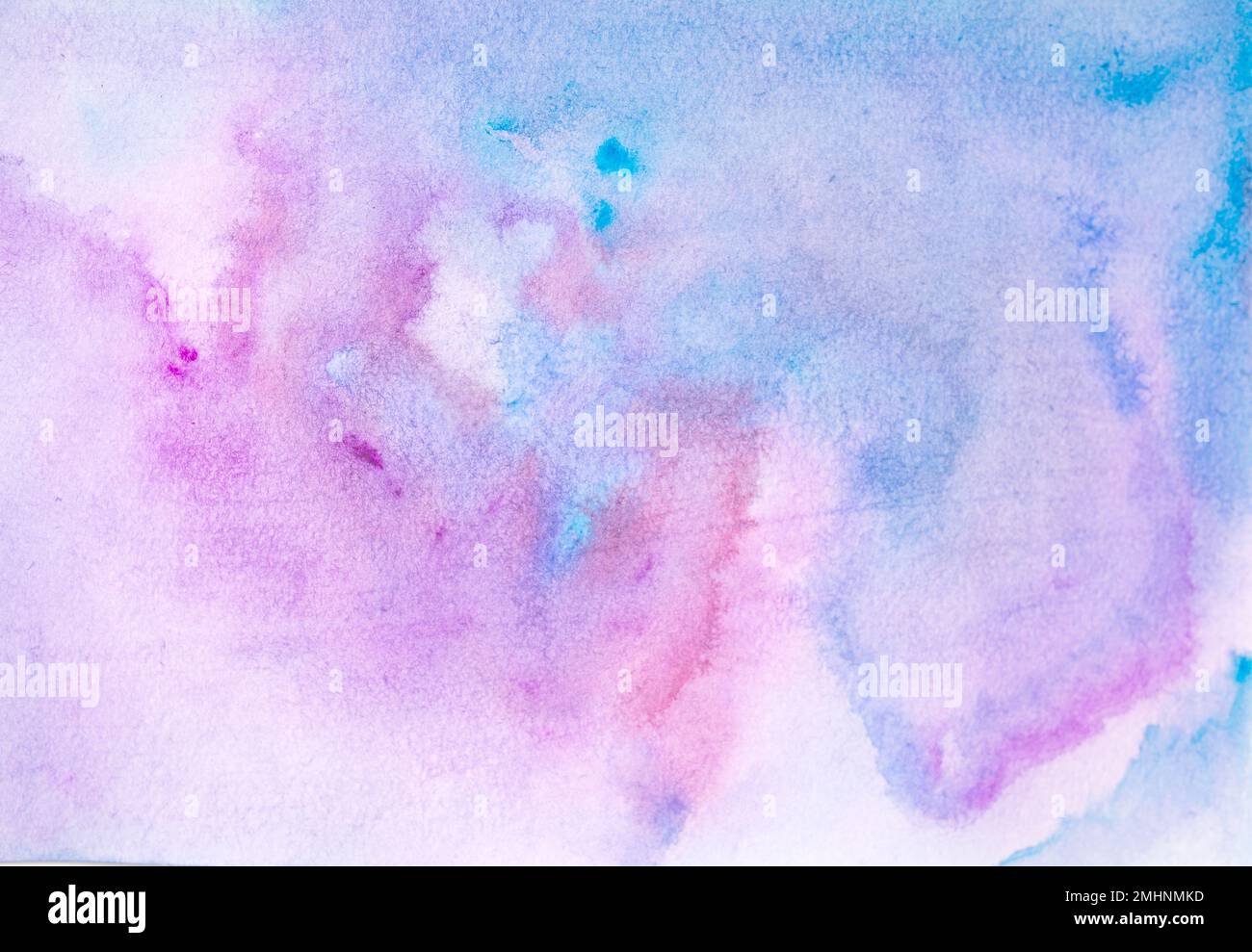 Watercolor Wet Background. Blue .Watercolor abstract background. Hand ...