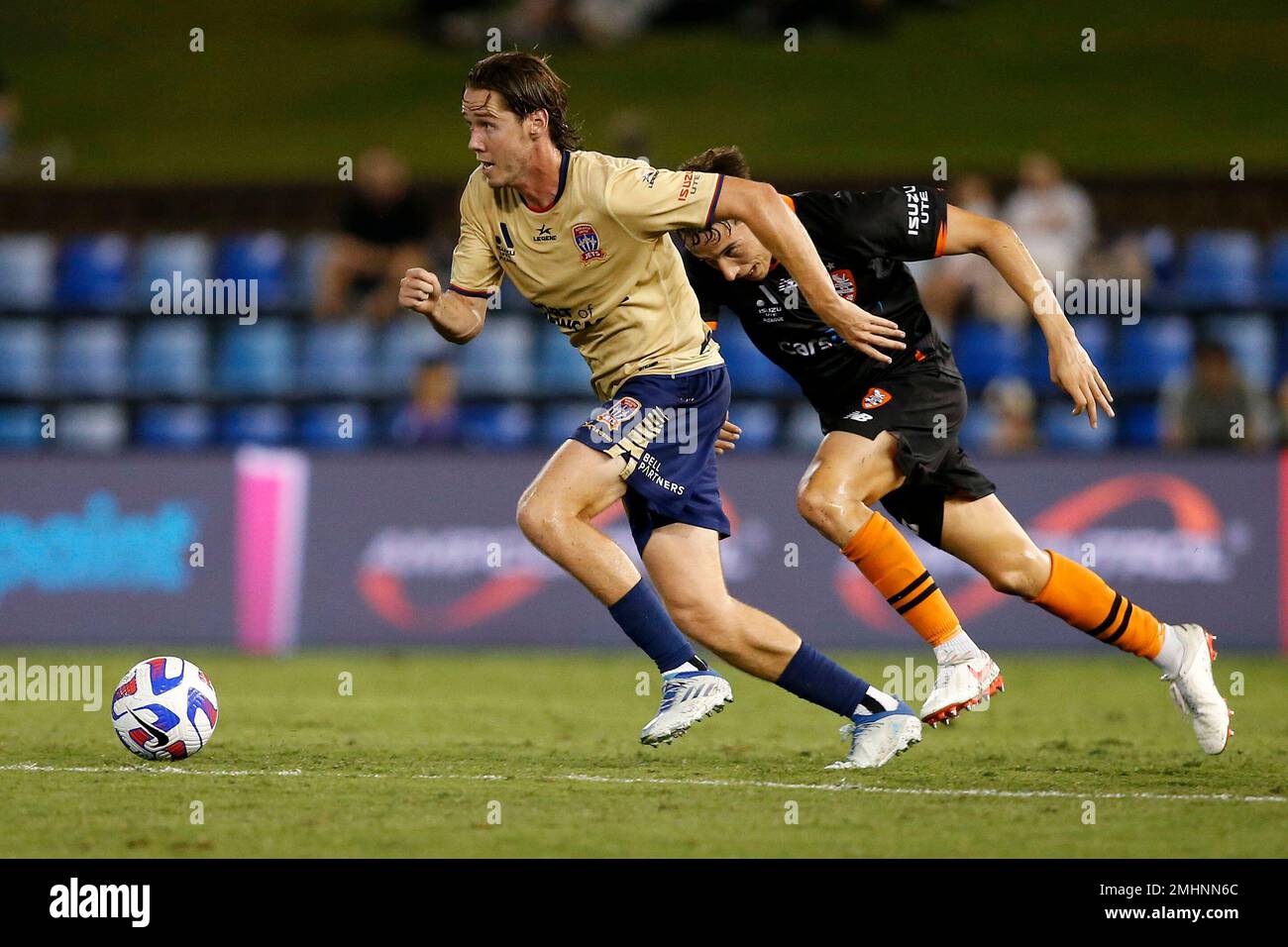 Daniel Stynes of the Jets during the A-League Men's soccer match ...