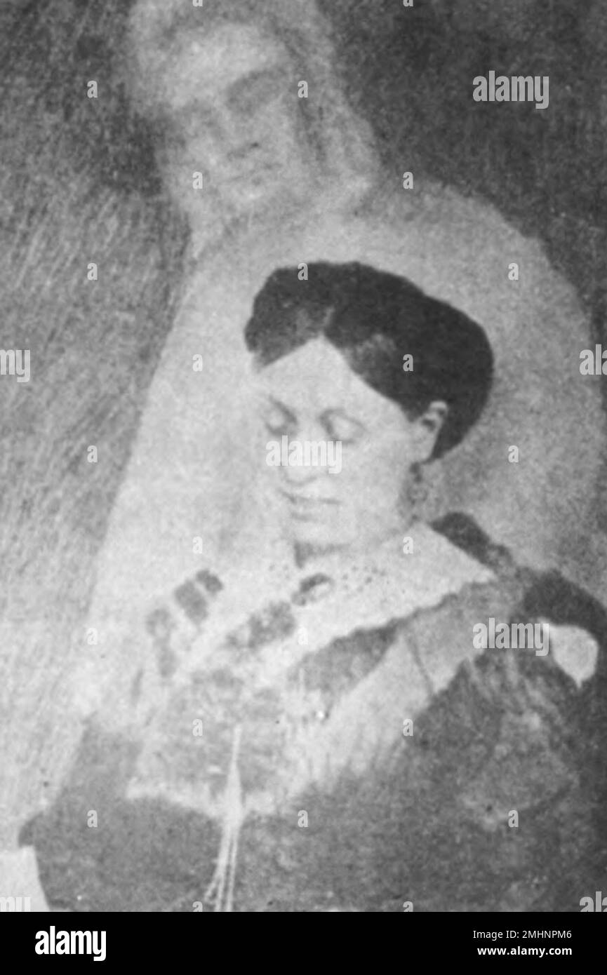 Soul photograph of Emma Hardinge Britten Stock Photo - Alamy