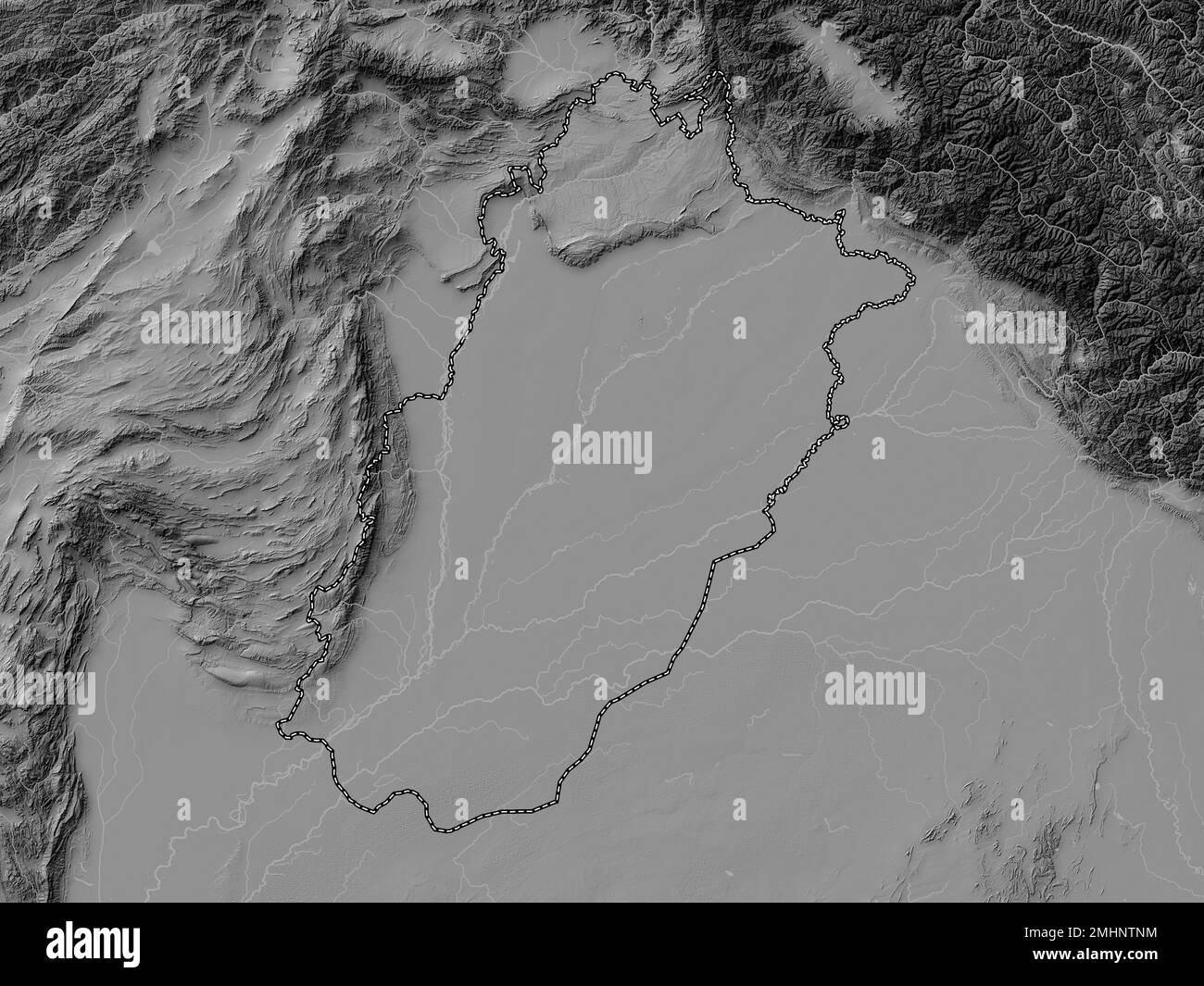 Punjab map Black and White Stock Photos & Images - Alamy