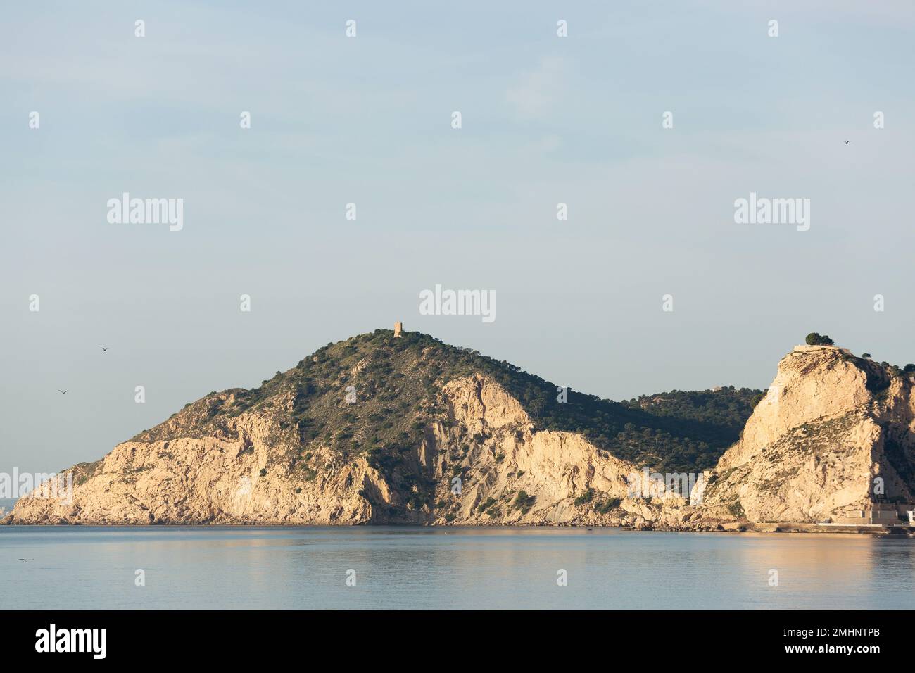 Torre del Aguilo or the Tower of Finestrat (La Torre de Finestrat) is ...