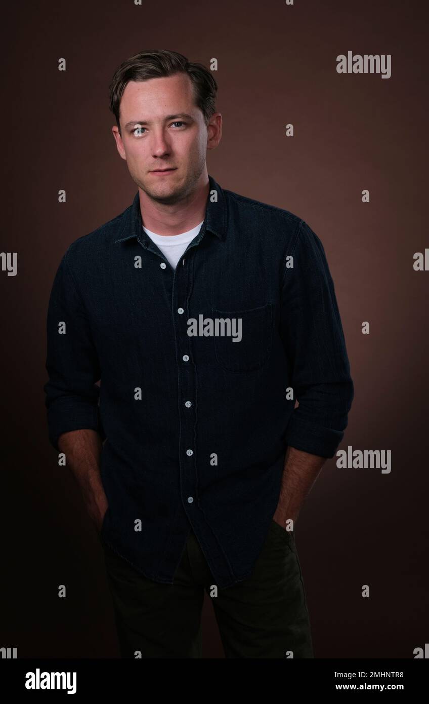 In this July 30, 2019 photo, Lewis Pullman, a cast member in the film ...