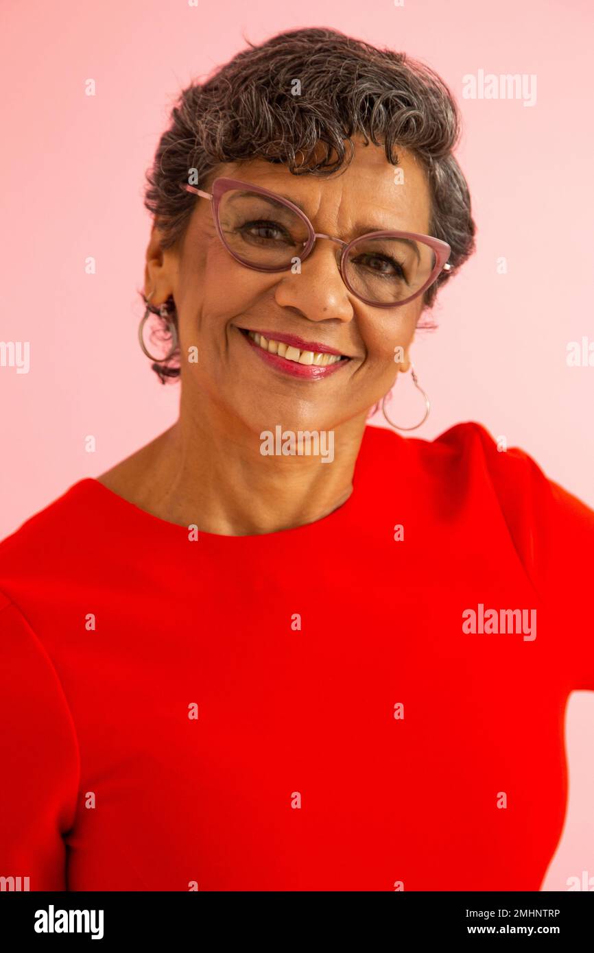 This Oct. 23, 2019 photo shows actress Sonia Manzano posing for a ...