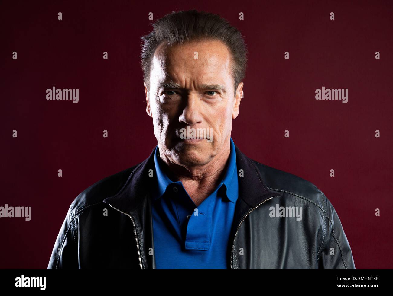 This Oct. 26, 2019 photo shows actor Arnold Schwarzenegger posing for a ...