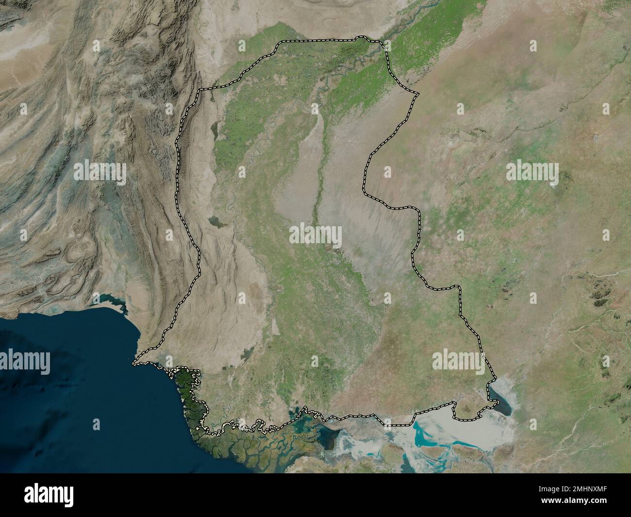 Map satellite geography pakistan hi-res stock photography and images ...