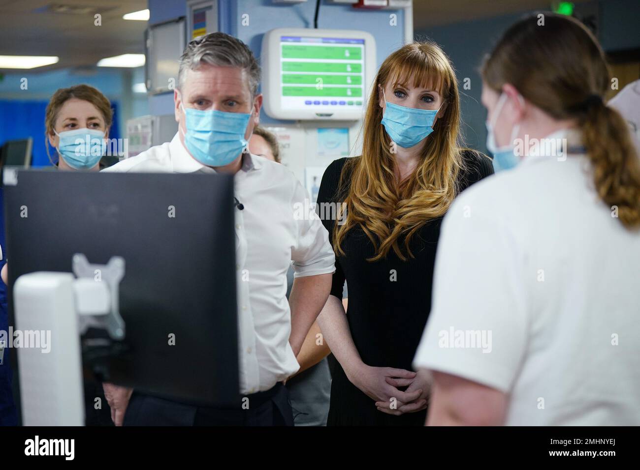 Labour Party leader Sir Keir Starmer and Deputy Leader of the Labour ...