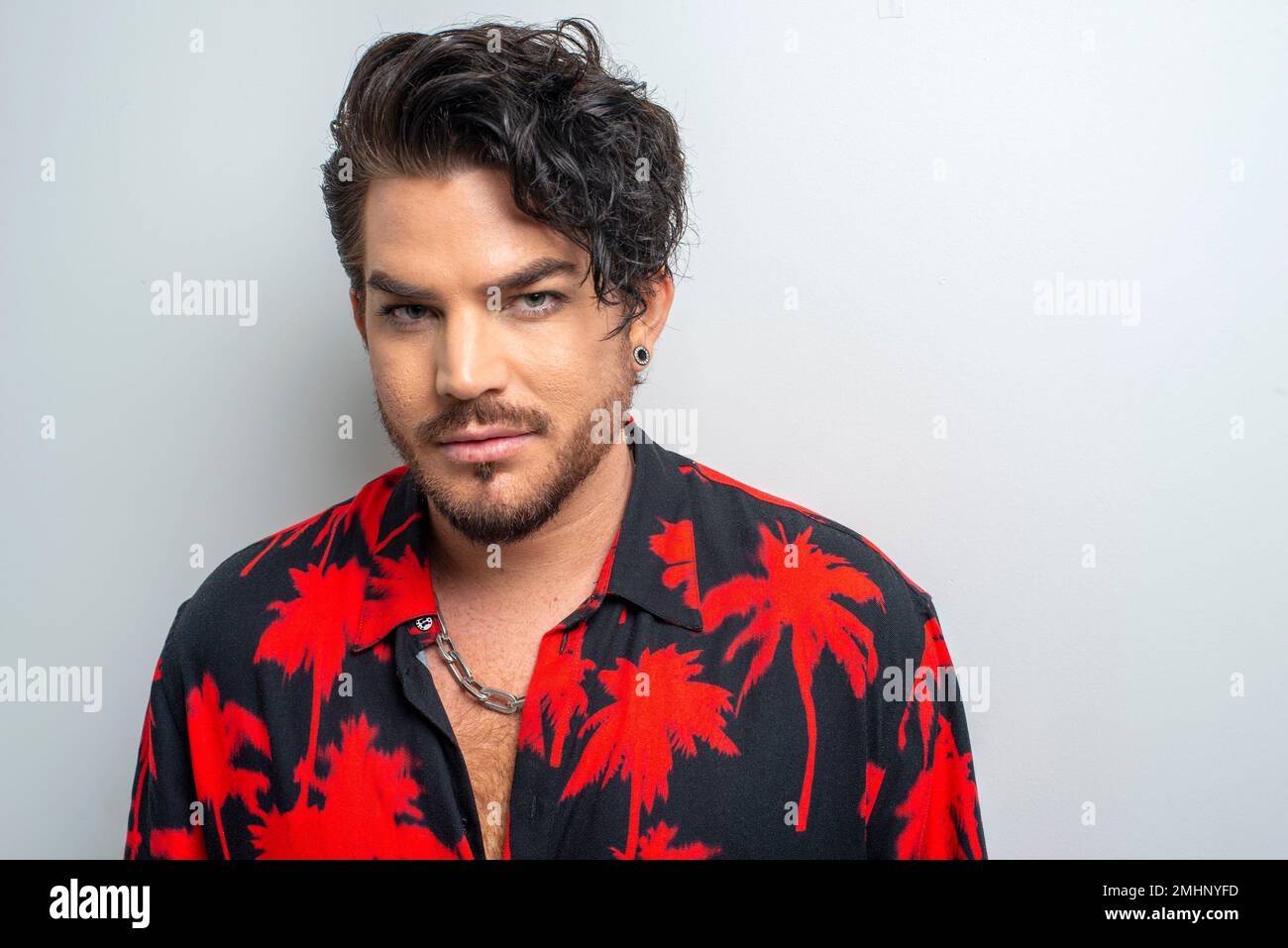 This Sept. 6, 2019 photo shows singer Adam Lambert posing for a ...