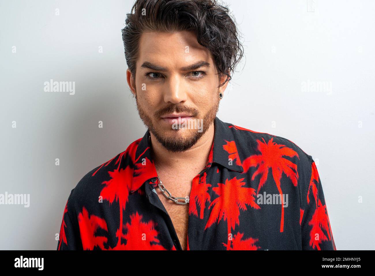 This Sept. 6, 2019 photo shows singer Adam Lambert posing for a ...