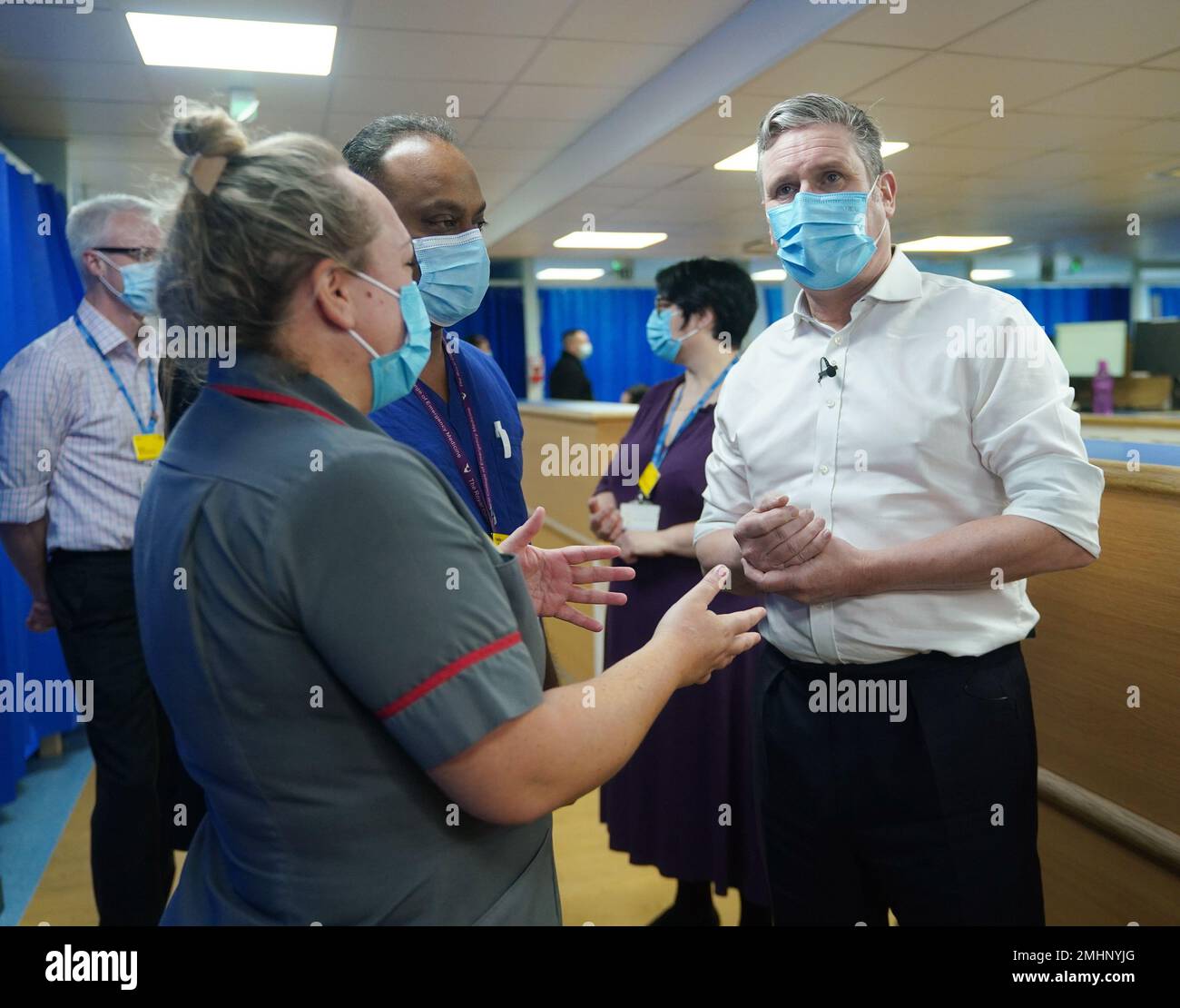 Labour Party leader Sir Keir Starmer and Deputy Leader of the Labour ...