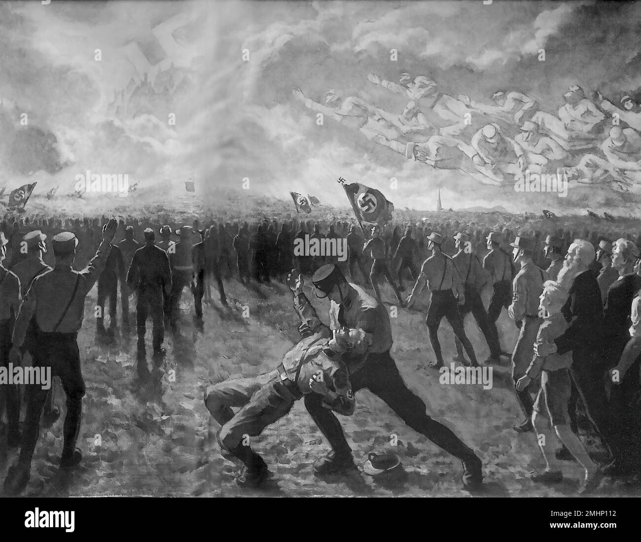1933 german nazi propaganda poster history hi-res stock photography and ...