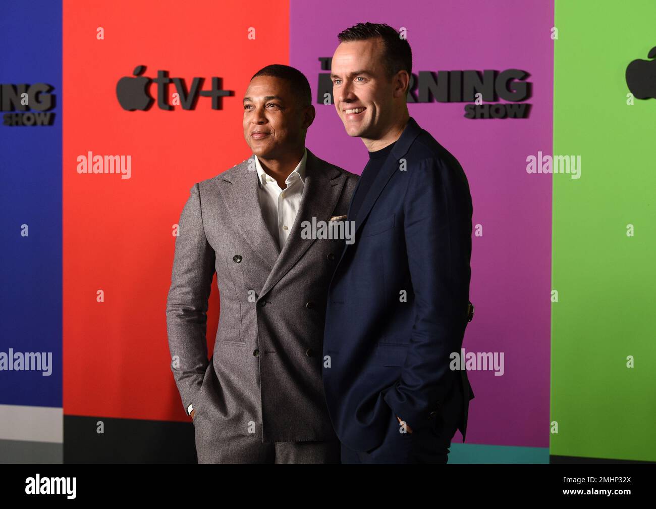 CNN news anchor Don Lemon, left, and fiance Tim Malone attend the world ...