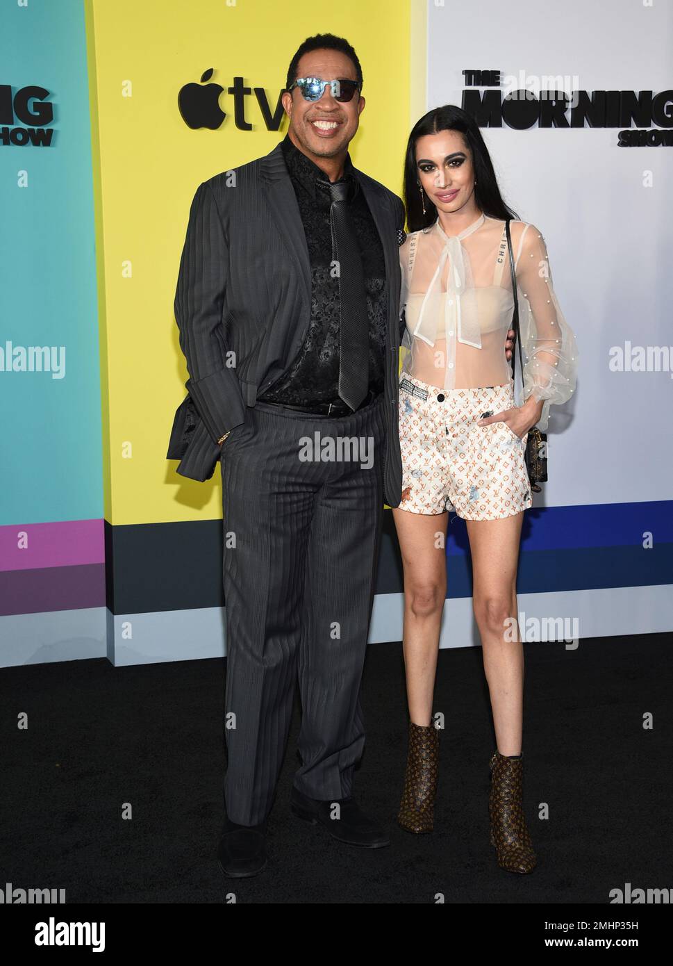 Actor John Marshall Jones, left, and guest attend the world premiere of ...