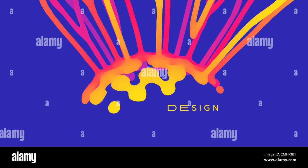 Abstract sphere with exploding rays. Nuclear power reaction. Paint ...