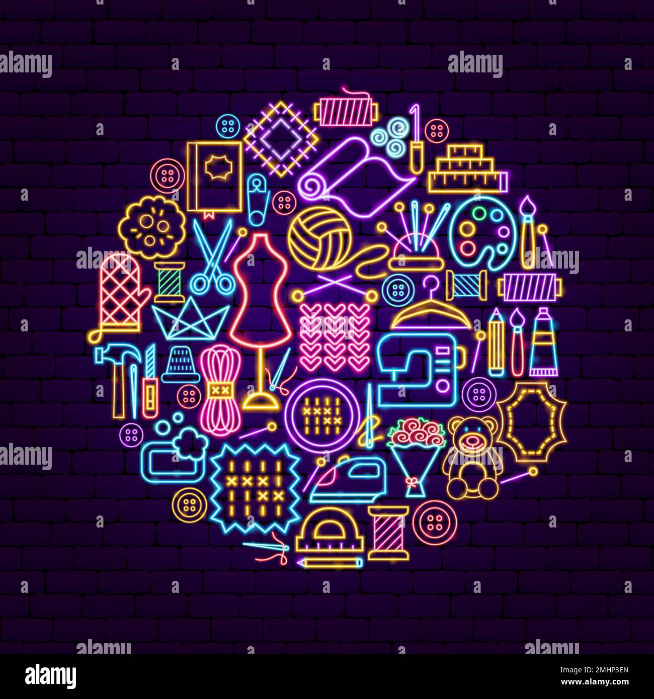 Hobby handmade Stock Vector Images - Alamy