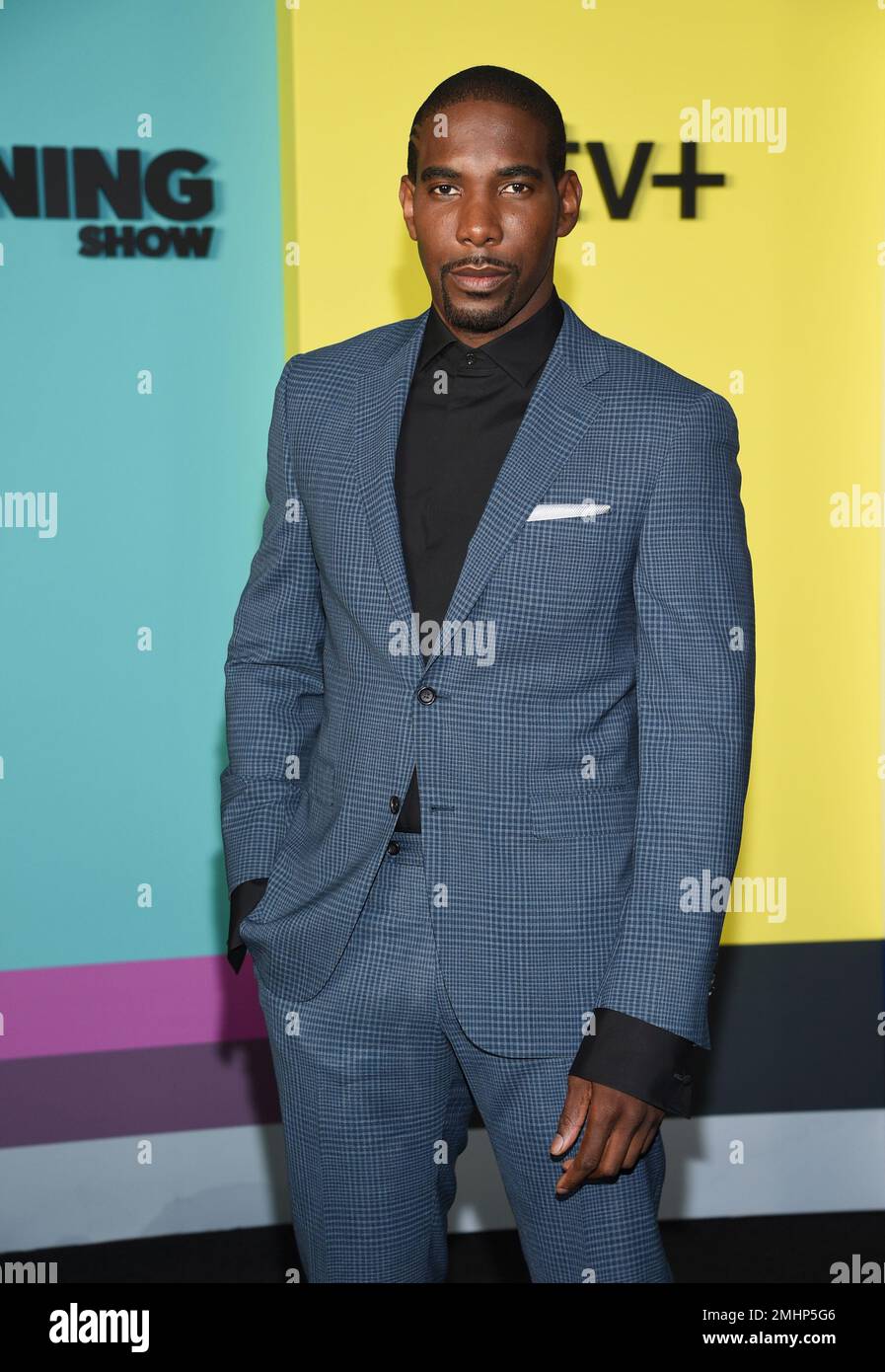 Desean Terry attends the world premiere of Apple TV+'s "The Morning ...