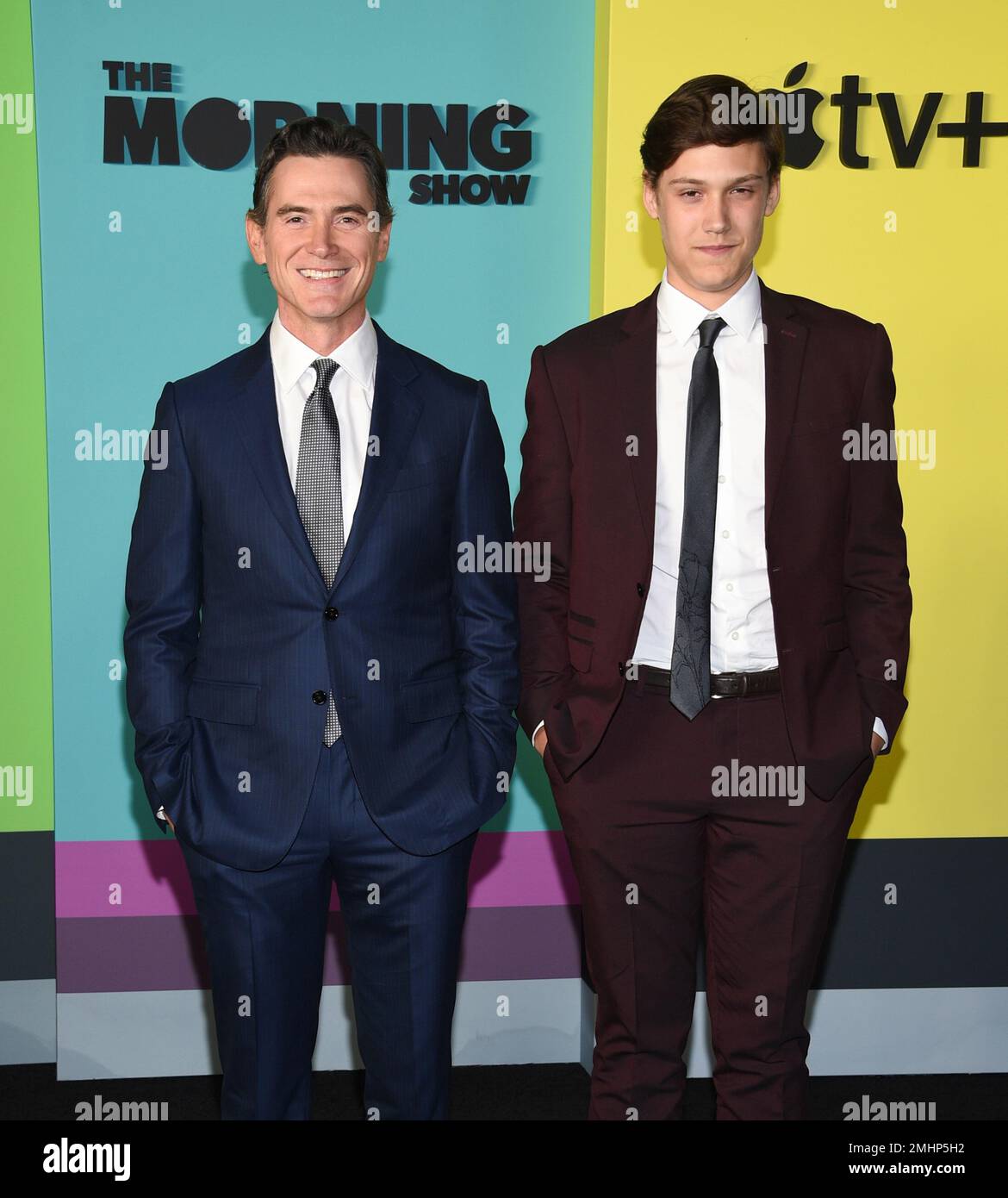 Actor Billy Crudup, left, and son William Atticus Parker attend the ...