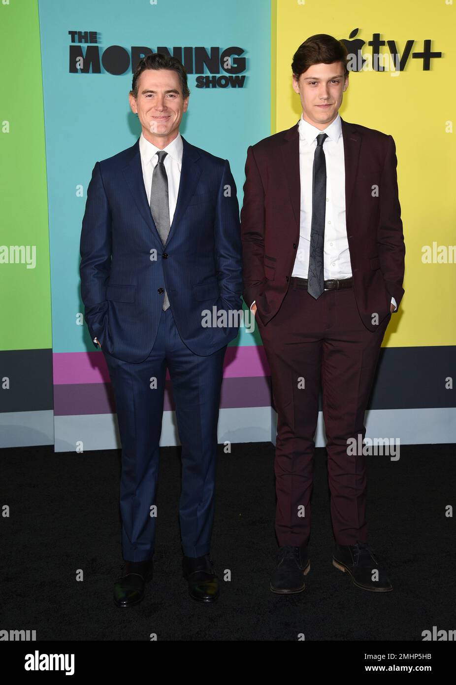 Actor Billy Crudup, left, and son William Atticus Parker attend the ...