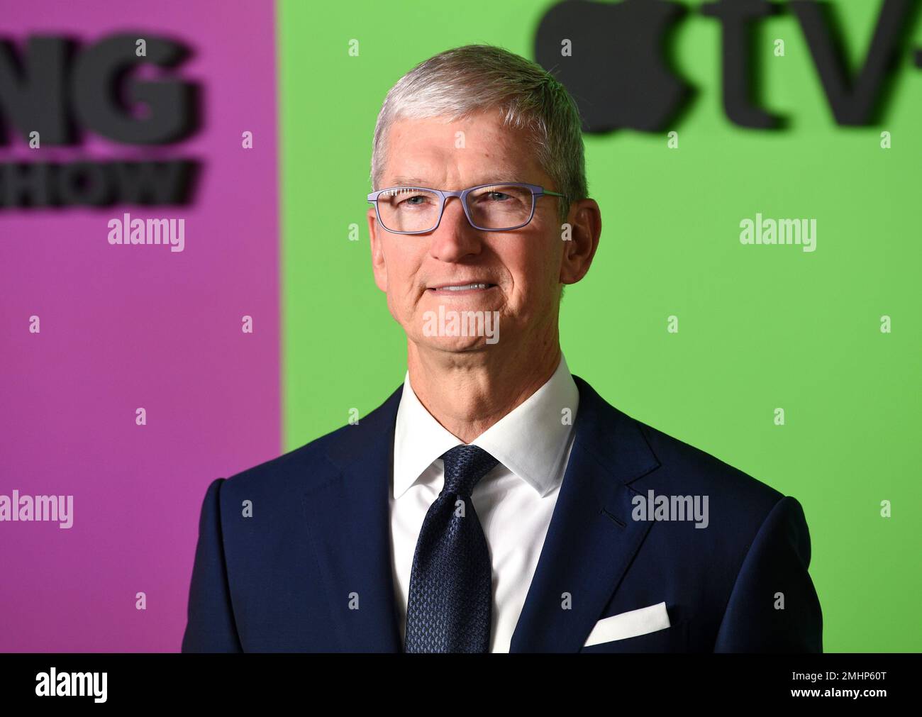 Apple CEO Tim Cook attends the world premiere of Apple TV+'s "The ...