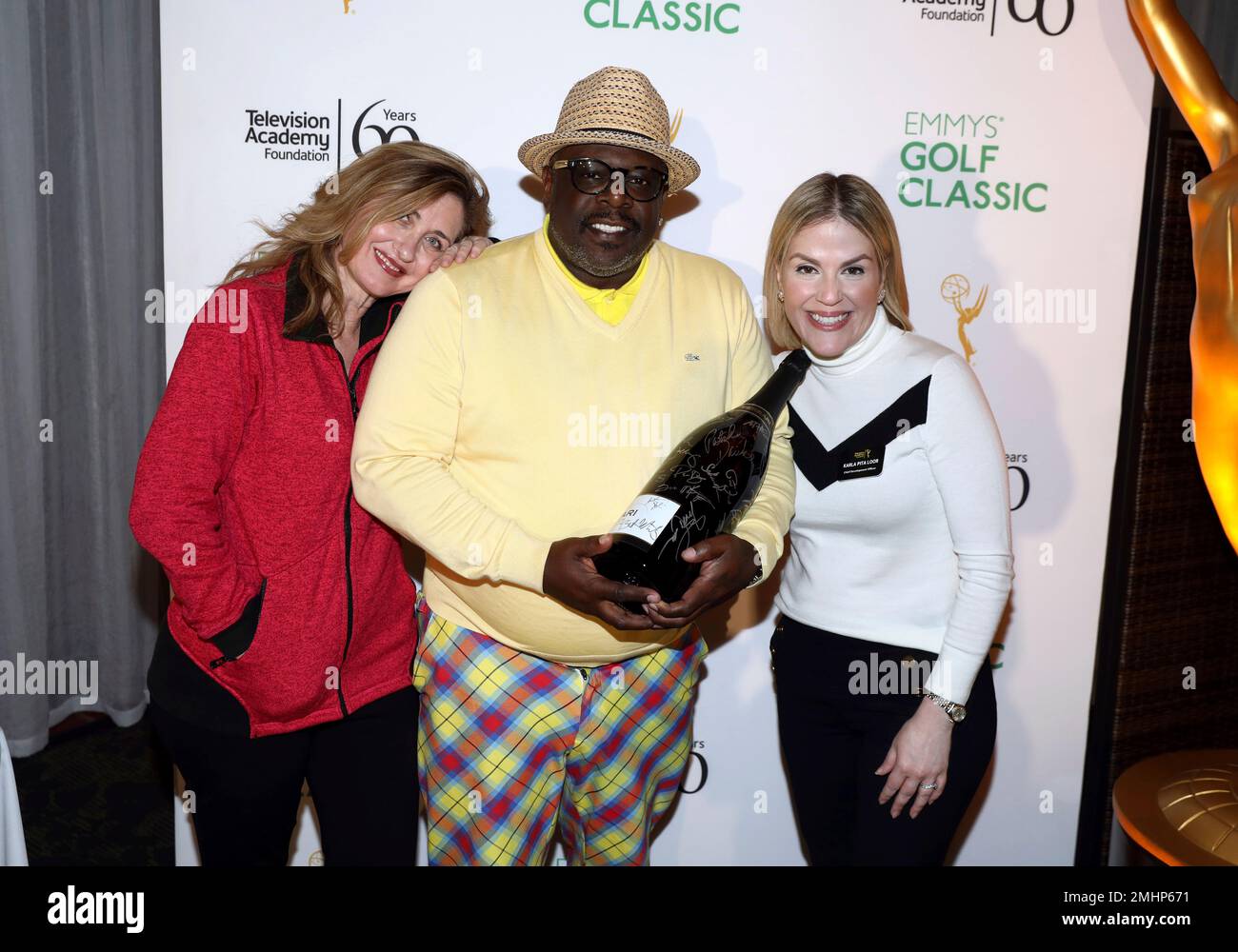 Jodi Delaney, from left, Cedric the Entertainer, and Karla Pita Loor ...