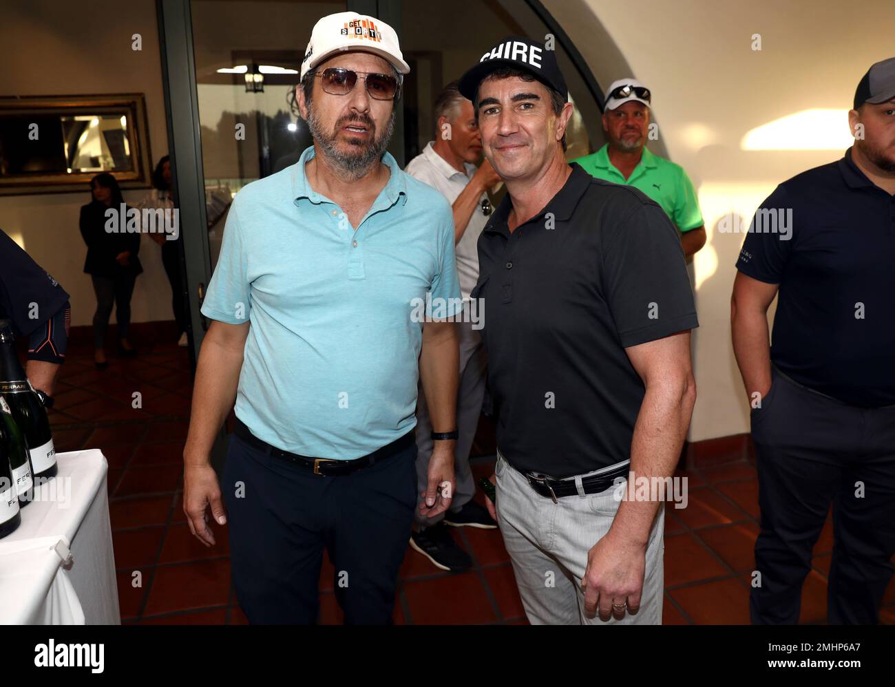 Ray Romano, left, and Terry Gannon attend the 20th Annual Emmys Golf ...