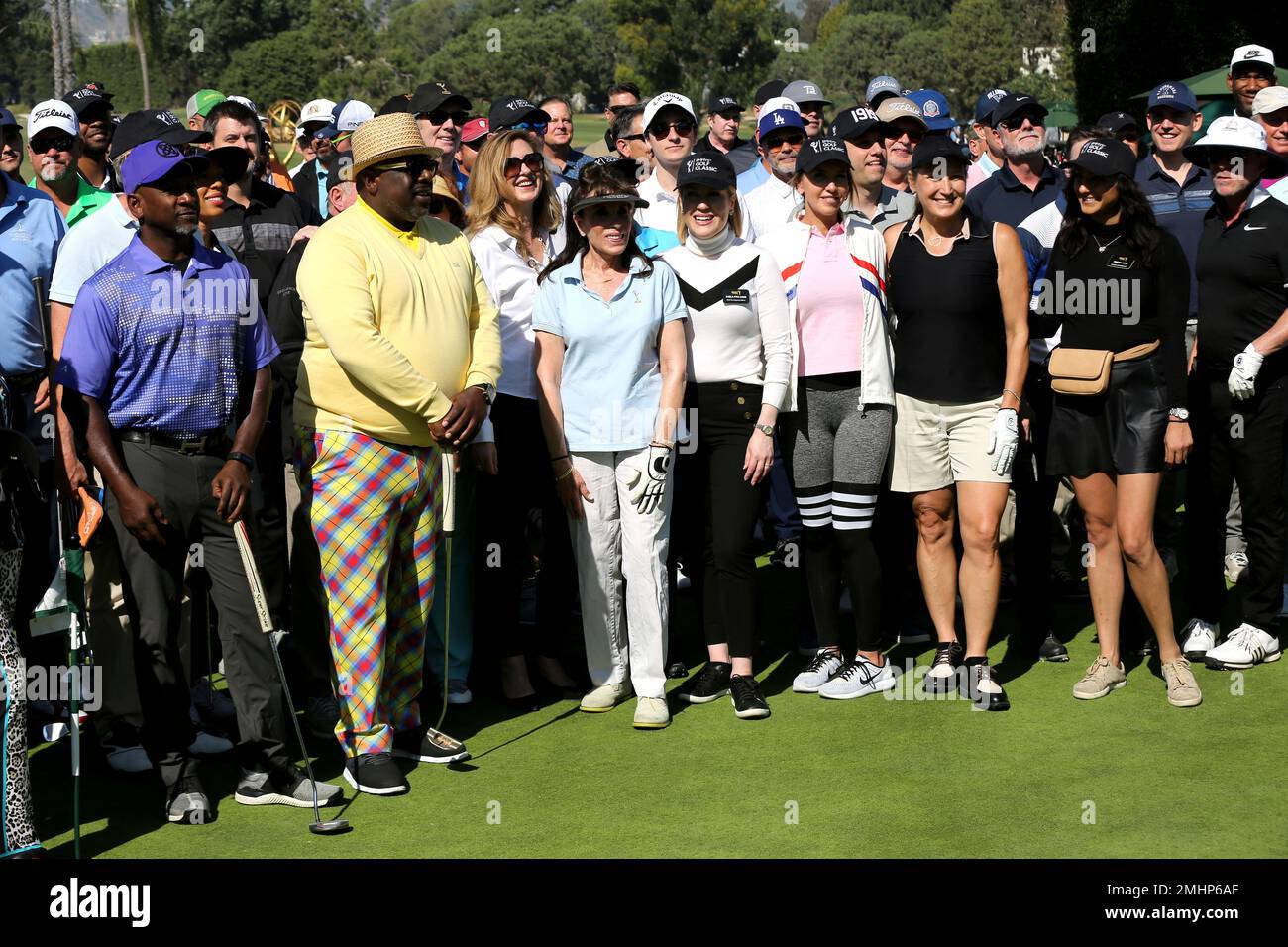 Joe Torry, from left, Cedric the Entertainer, Jodi Delaney, Kate Linder ...