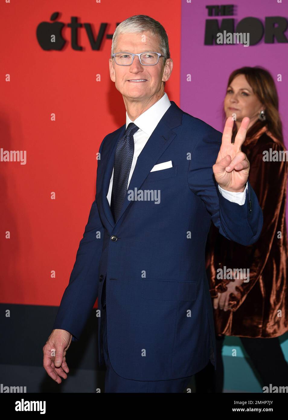 Apple CEO Tim Cook attends the world premiere of Apple's "The Morning ...