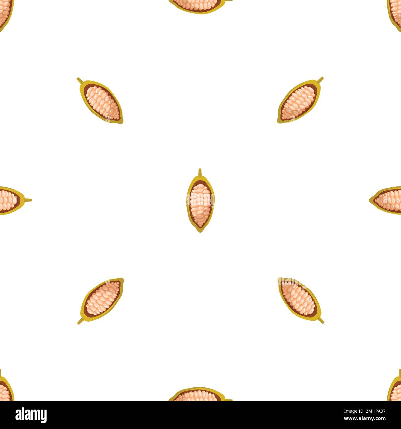 Raw cacao fruit pattern seamless vector Stock Vector Image & Art - Alamy