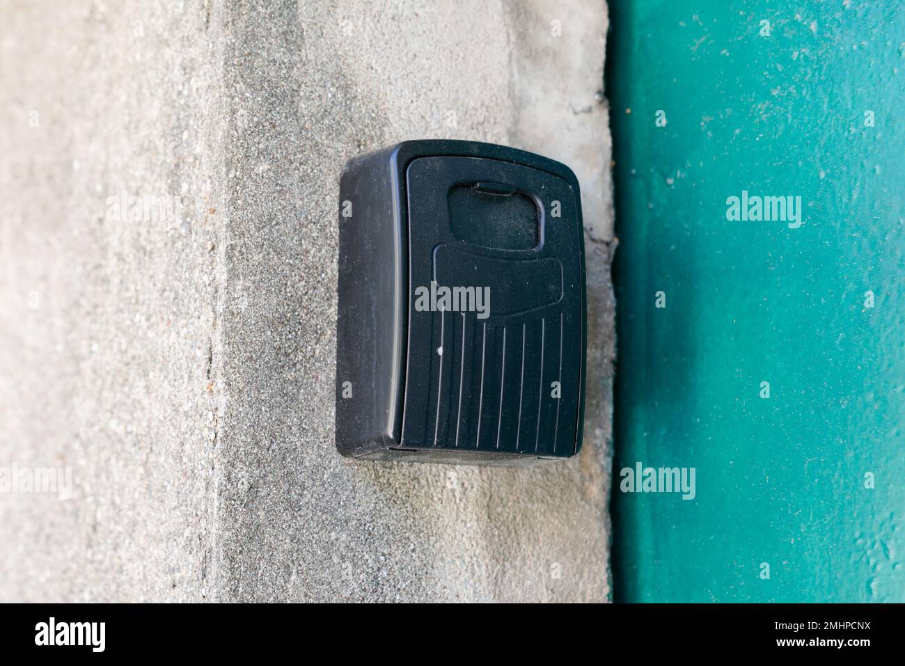 Apartment door wall bracket for rent with key lock box Wall Mount Stock ...