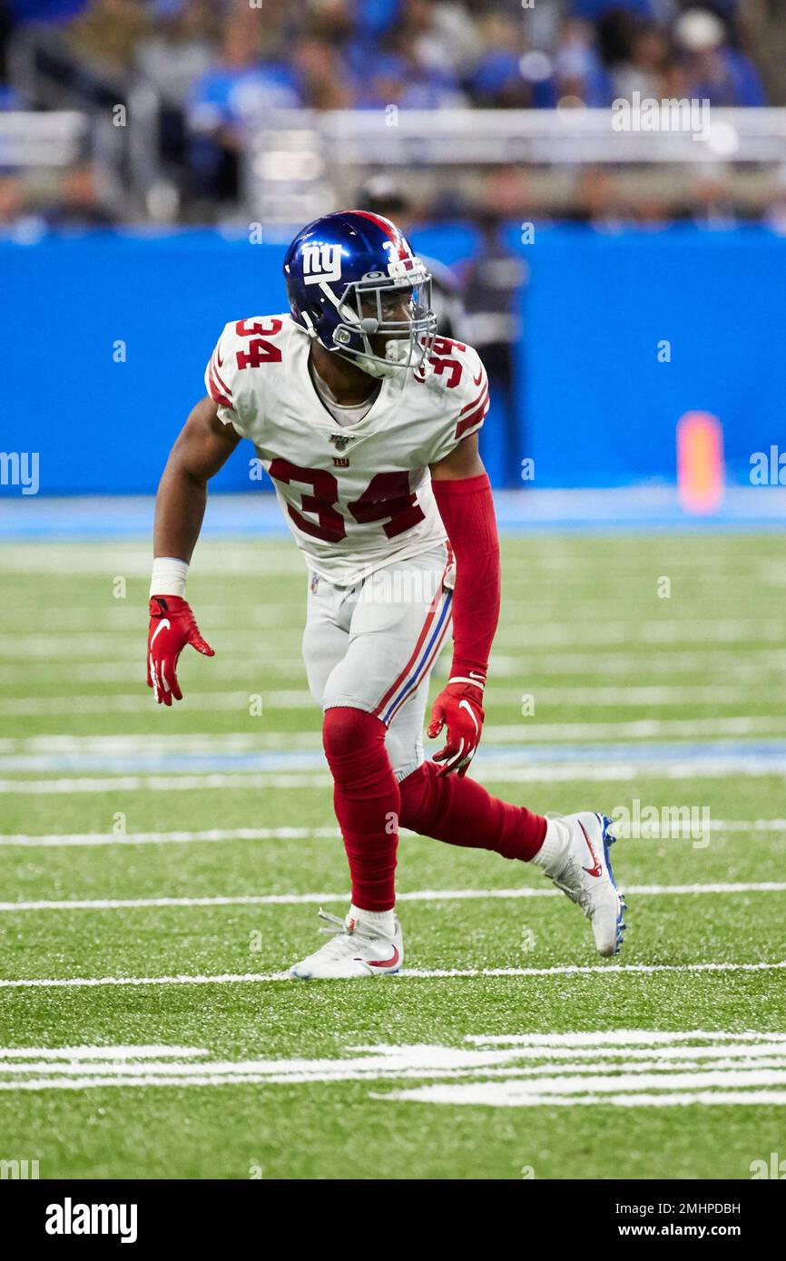 New York Giants defensive back Grant Haley (34) in action against the ...