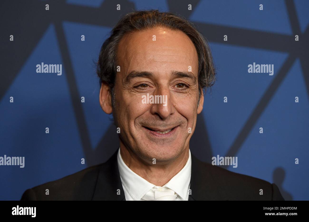 Alexandre Desplat arrives at the Governors Awards on Sunday, Oct. 27 ...
