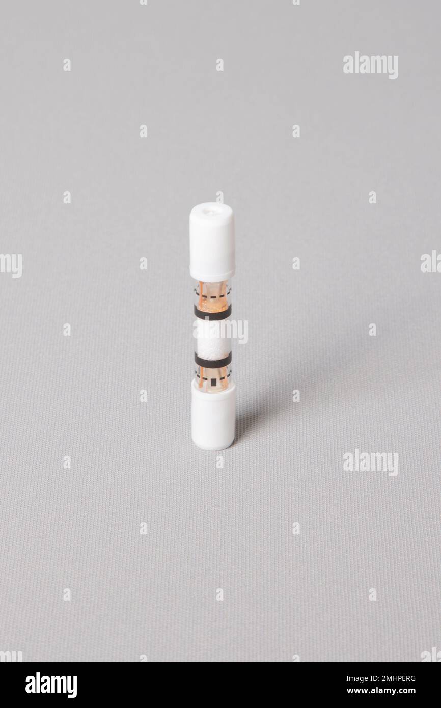 checking breath alcohol analyzer intoxication test breathalyzer Stock ...