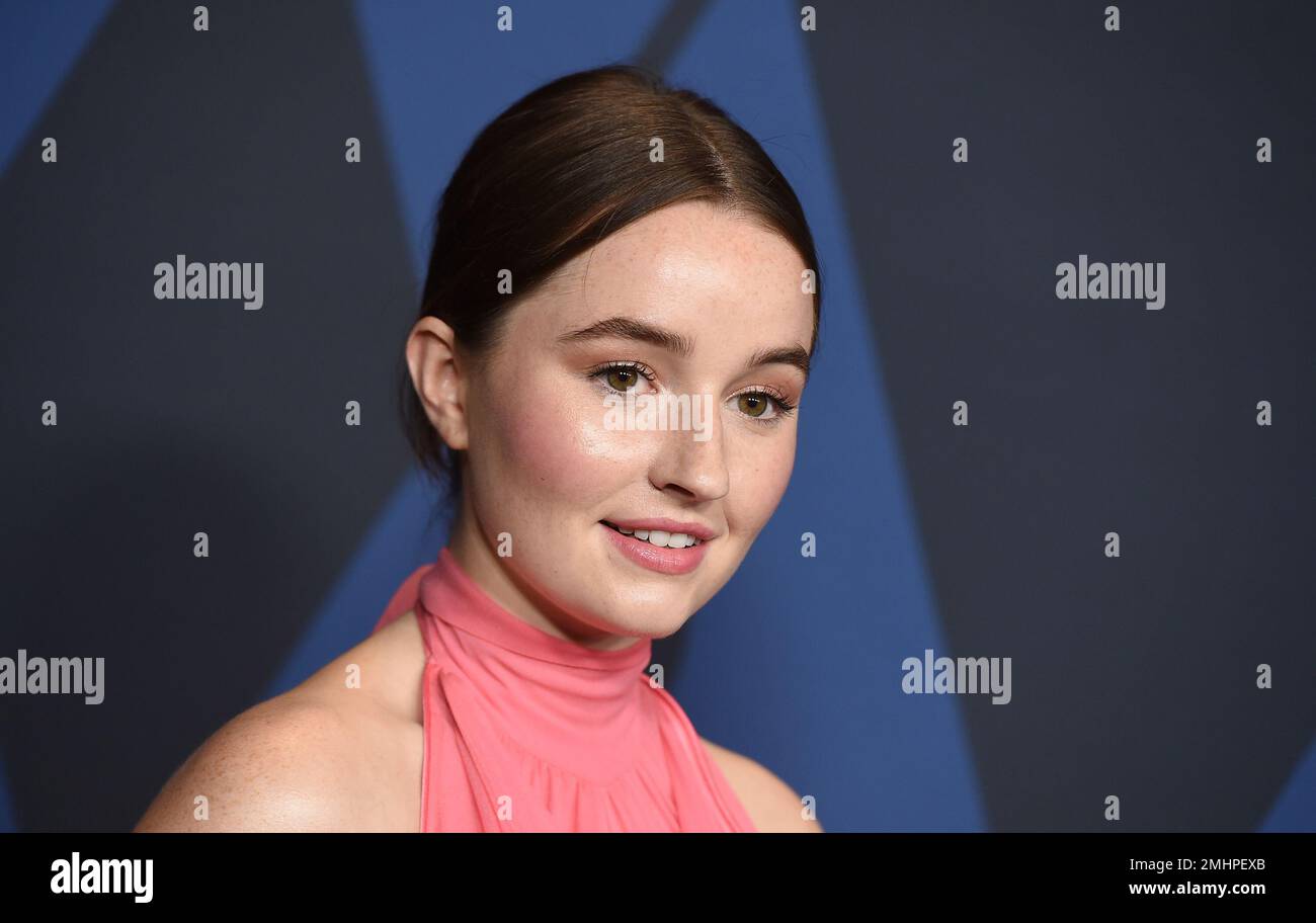 Kaitlyn Dever arrives at the Governors Awards on Sunday, Oct. 27, 2019 ...