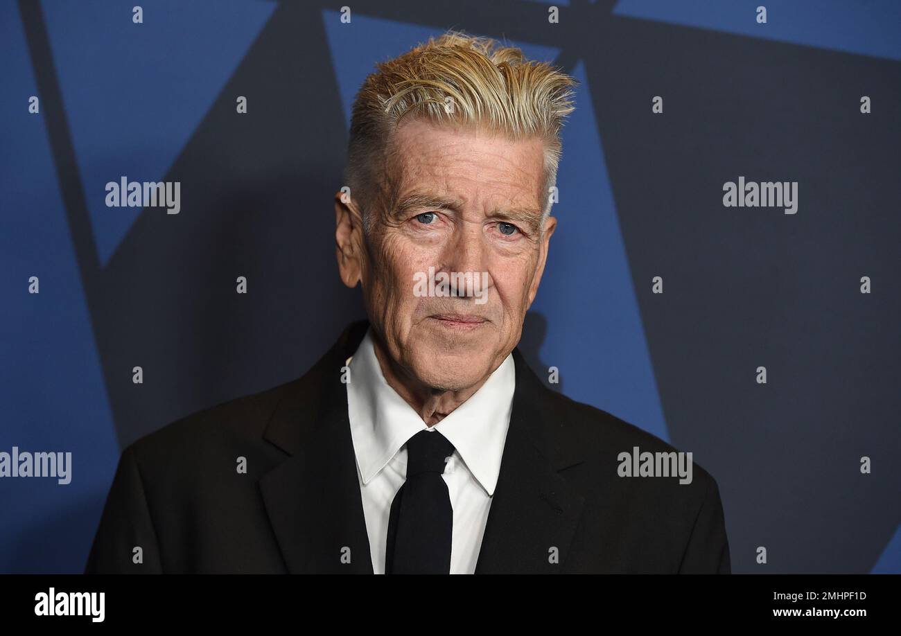 David Lynch arrives at the Governors Awards on Sunday, Oct. 27, 2019 ...