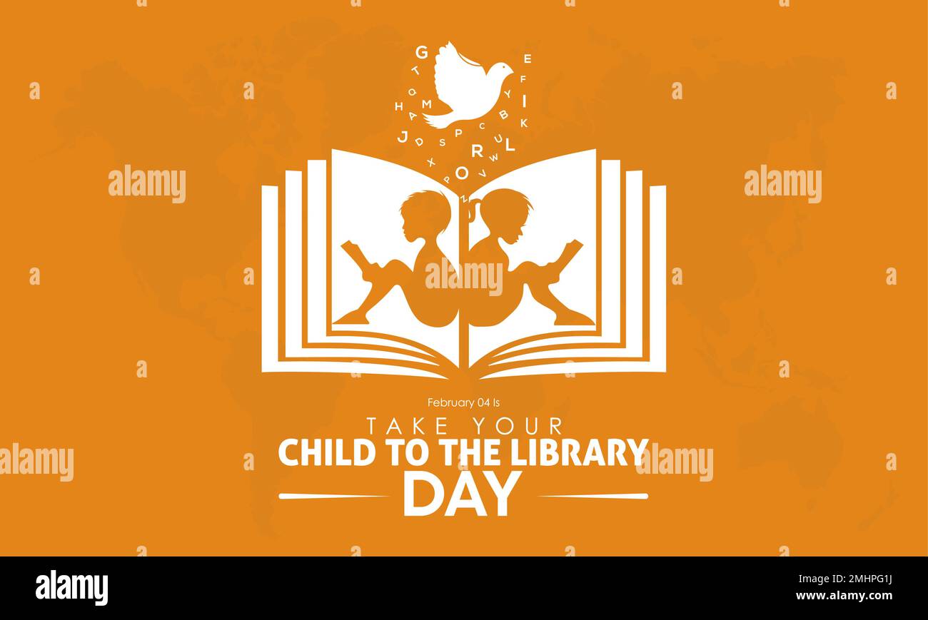 Vector illustration banner design template concept of Take Your Child ...