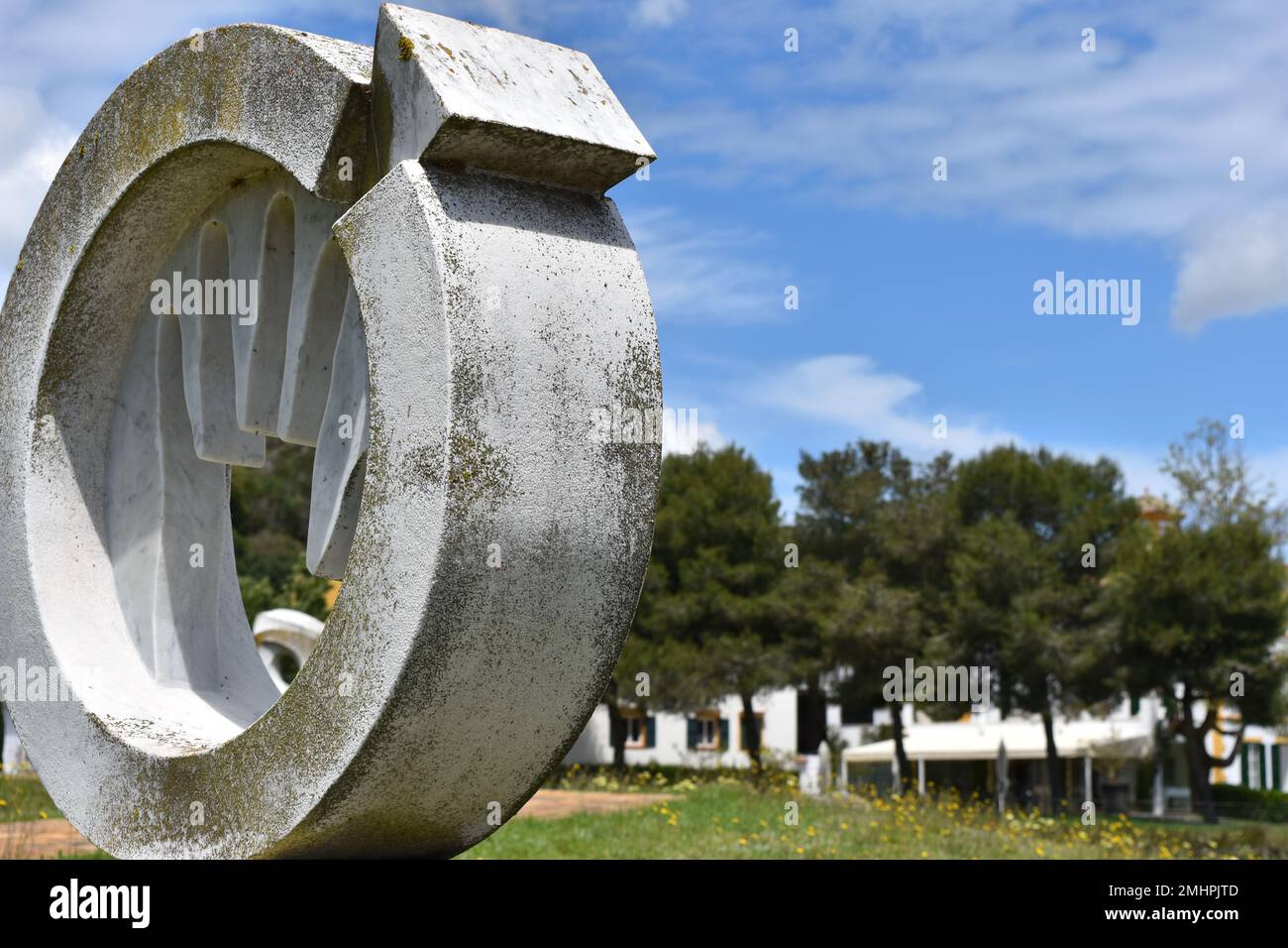 Sculpture garden Menorca Stock Photo - Alamy