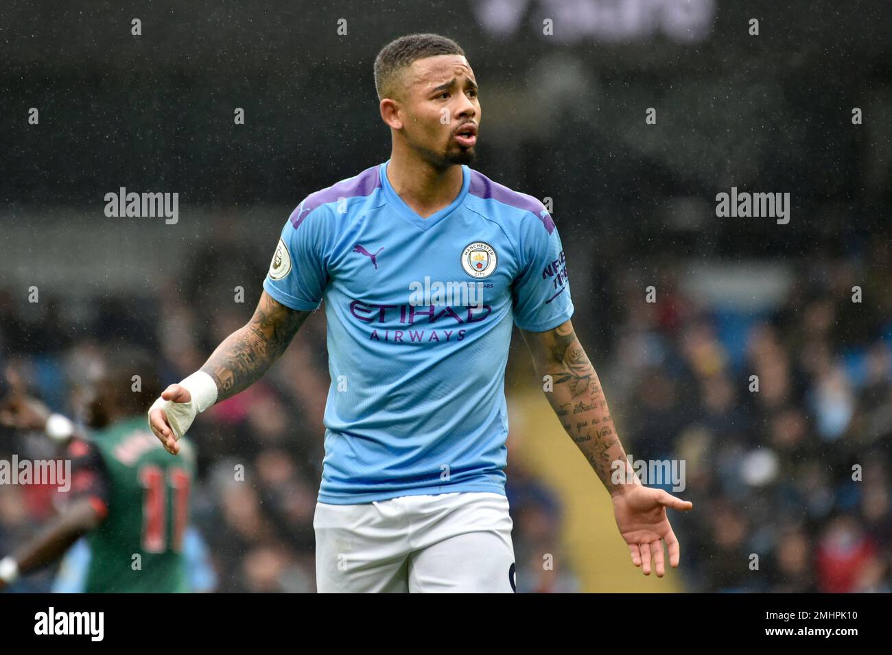 Manchester City's Gabriel Jesus during the English Premier League ...