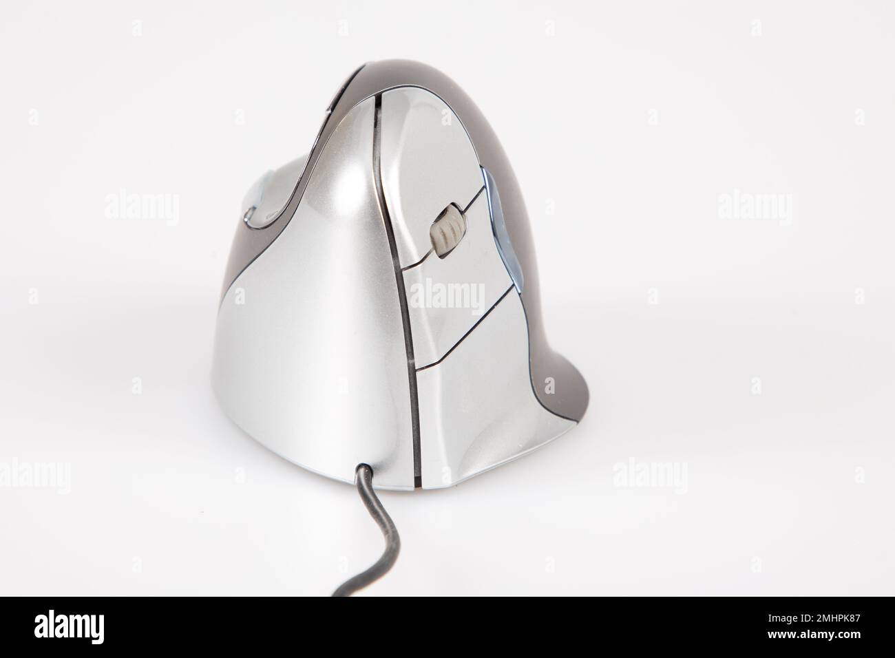 mouse ergonomic face view on studio white background Stock Photo - Alamy