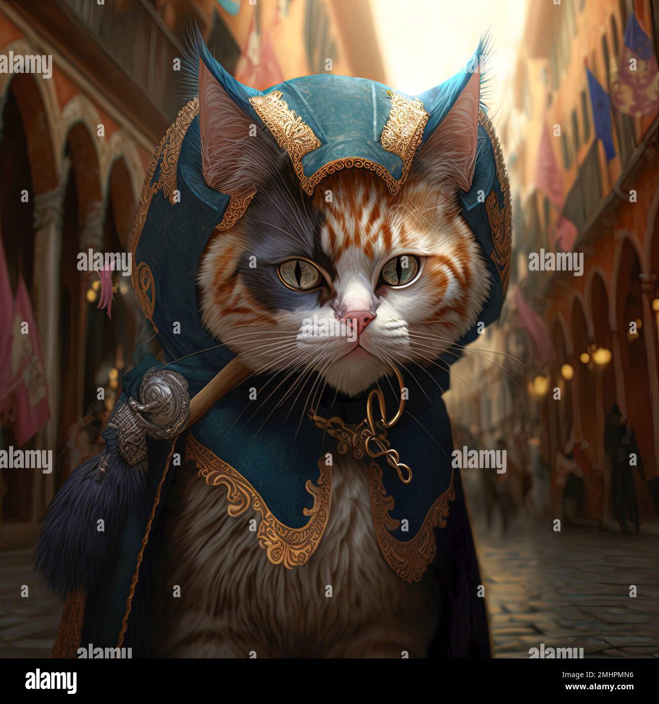 Cute cat wearing mask hi-res stock photography and images - Alamy