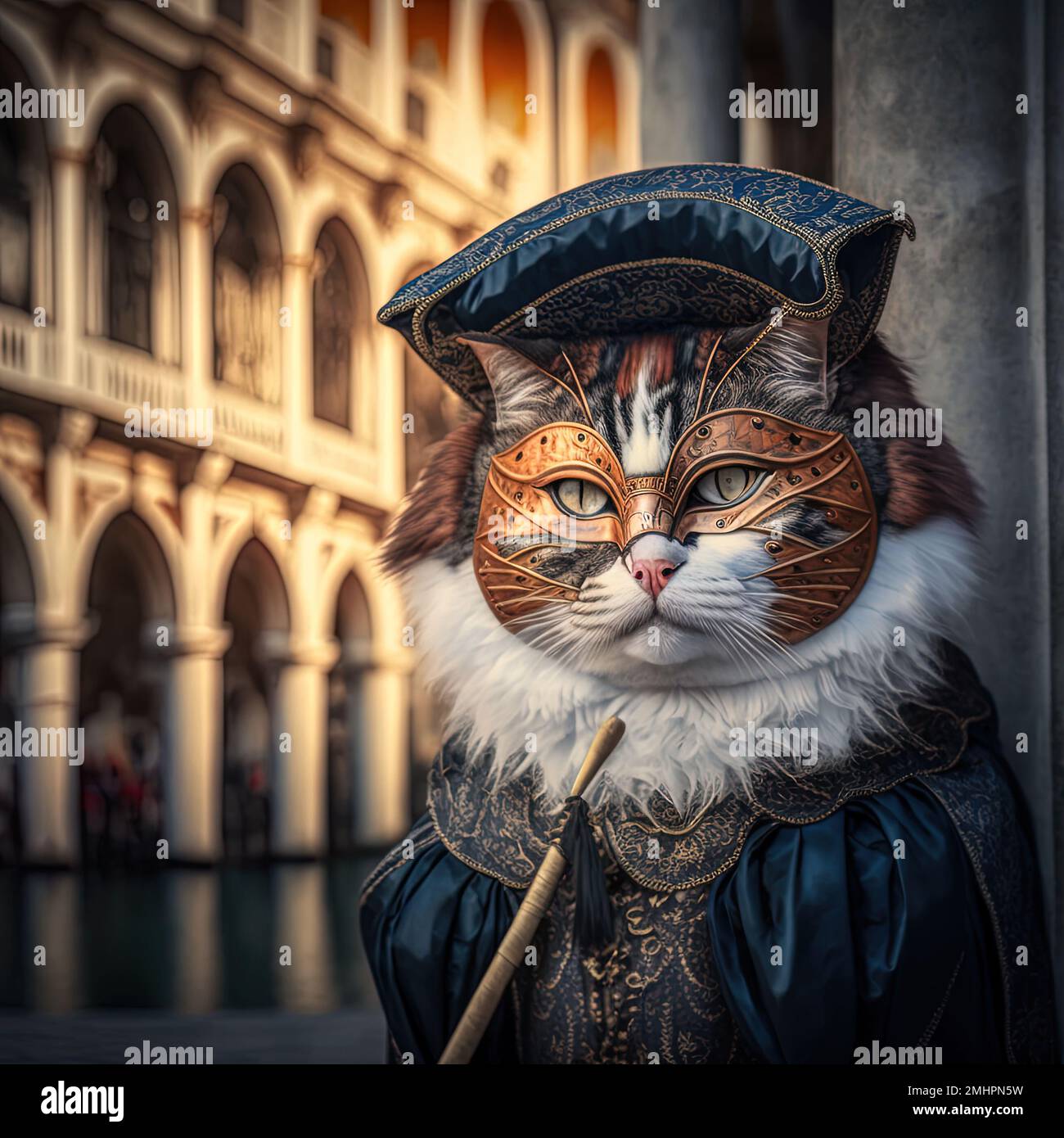 Cute cat wearing mask hi-res stock photography and images - Alamy