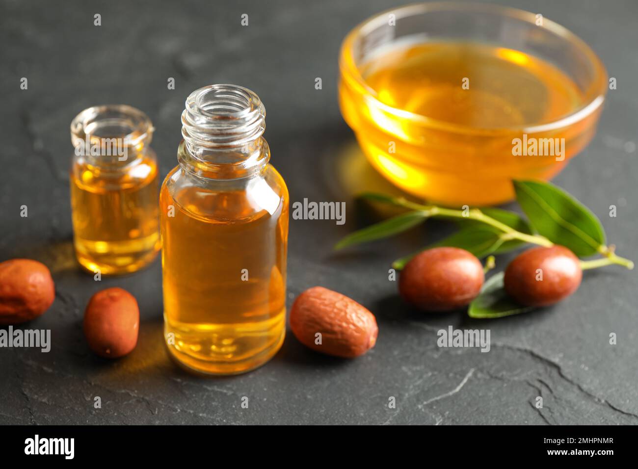 Hair treatment oil seeds hi-res stock photography and images - Alamy