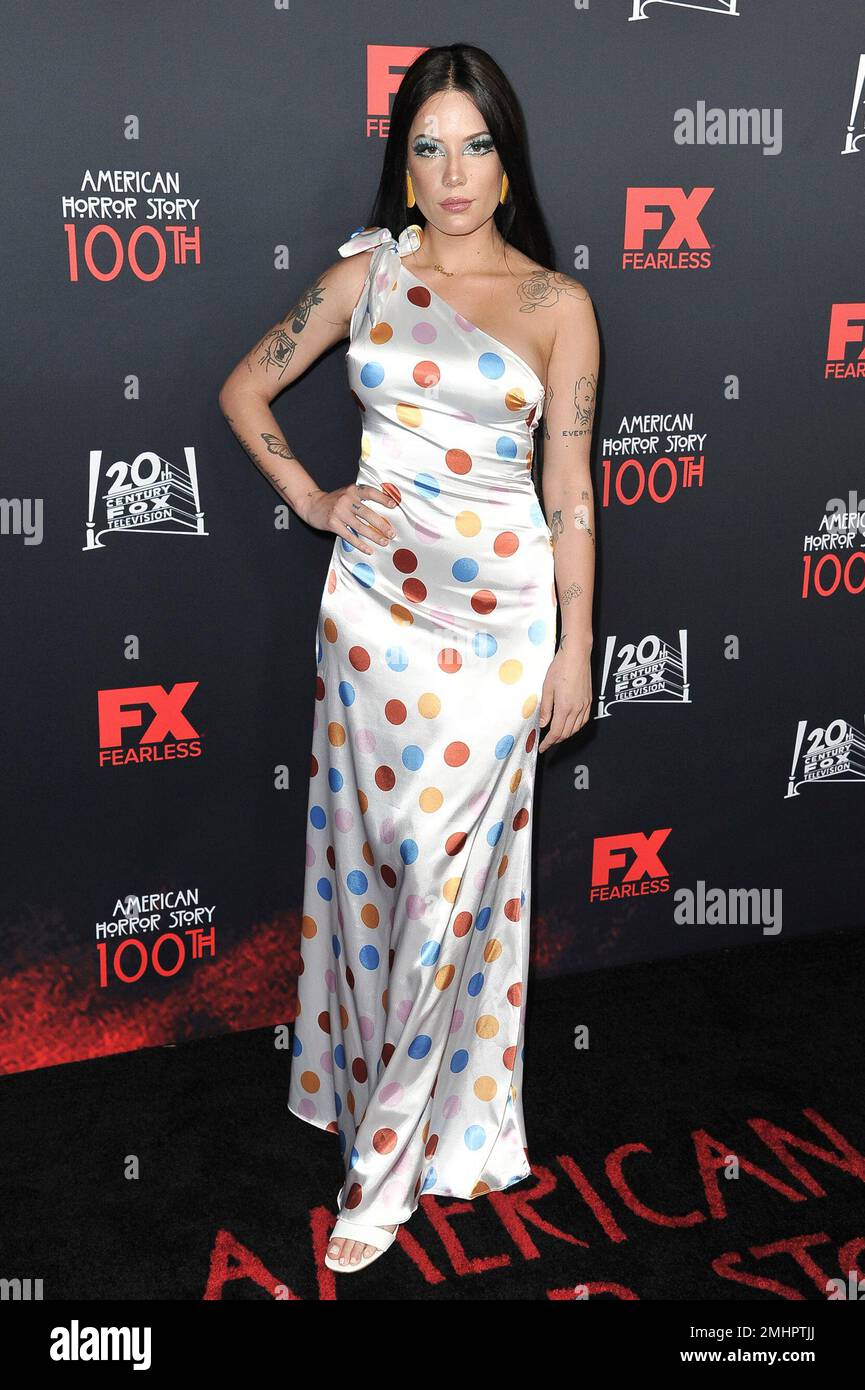 Halsey attends the 100 Episodes of "American Horror Story" Celebration ...