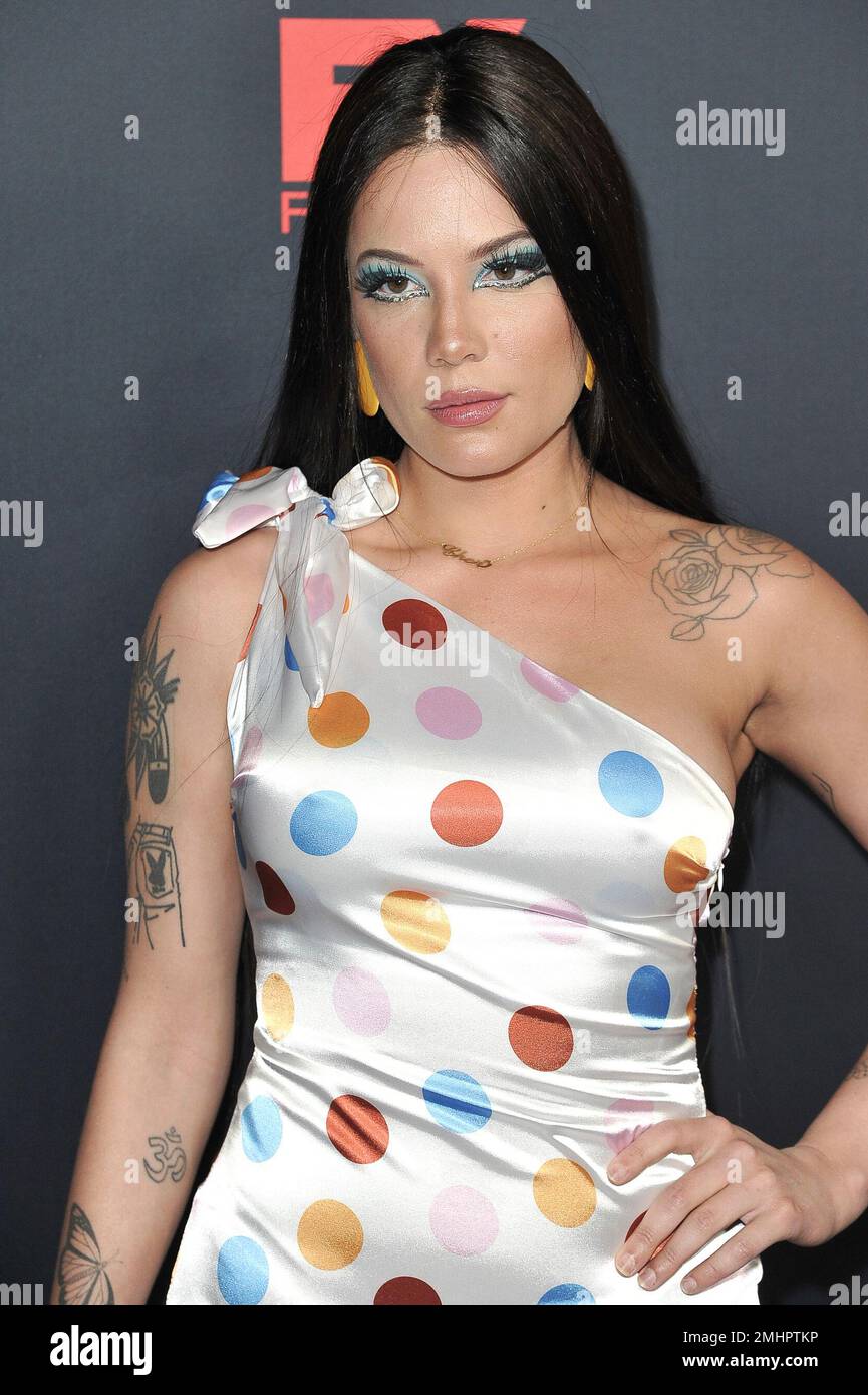 Halsey attends the 100 Episodes of "American Horror Story" Celebration ...