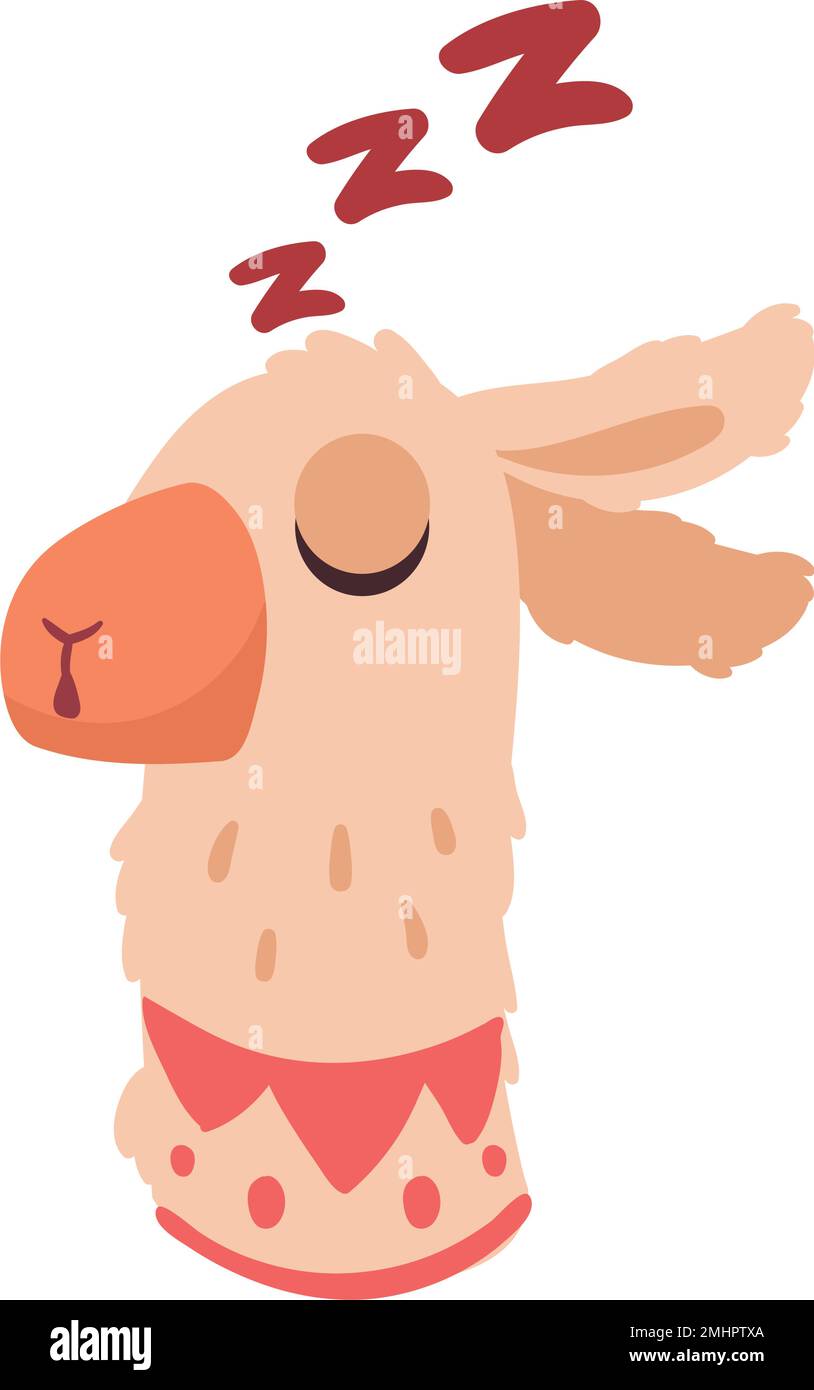 Sleeping llama Cut Out Stock Images & Pictures - Alamy