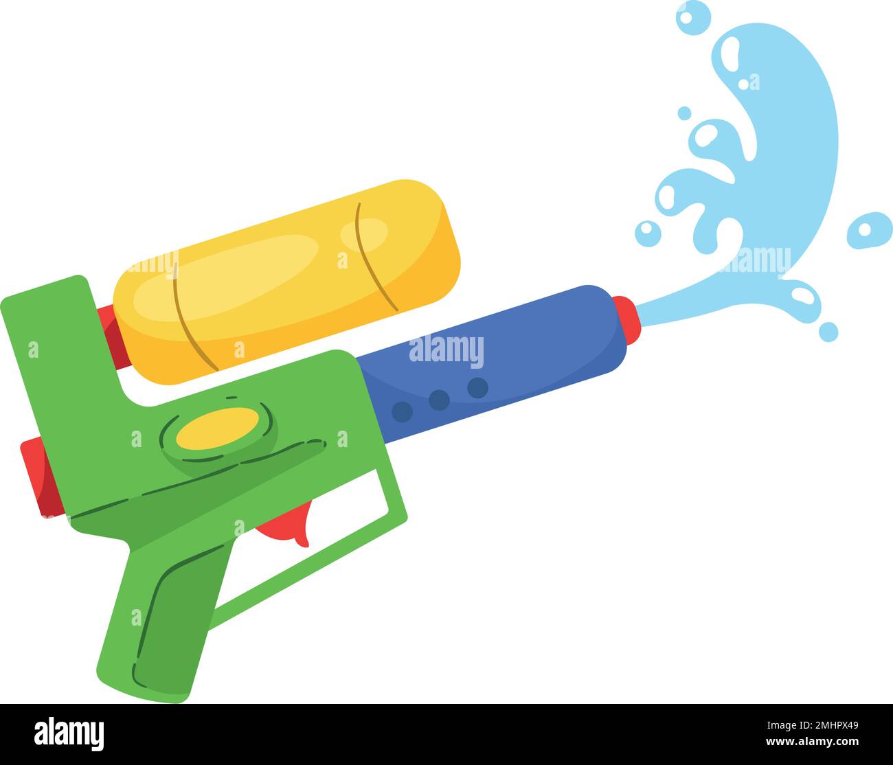 songkran water gun toy Stock Vector Image & Art - Alamy